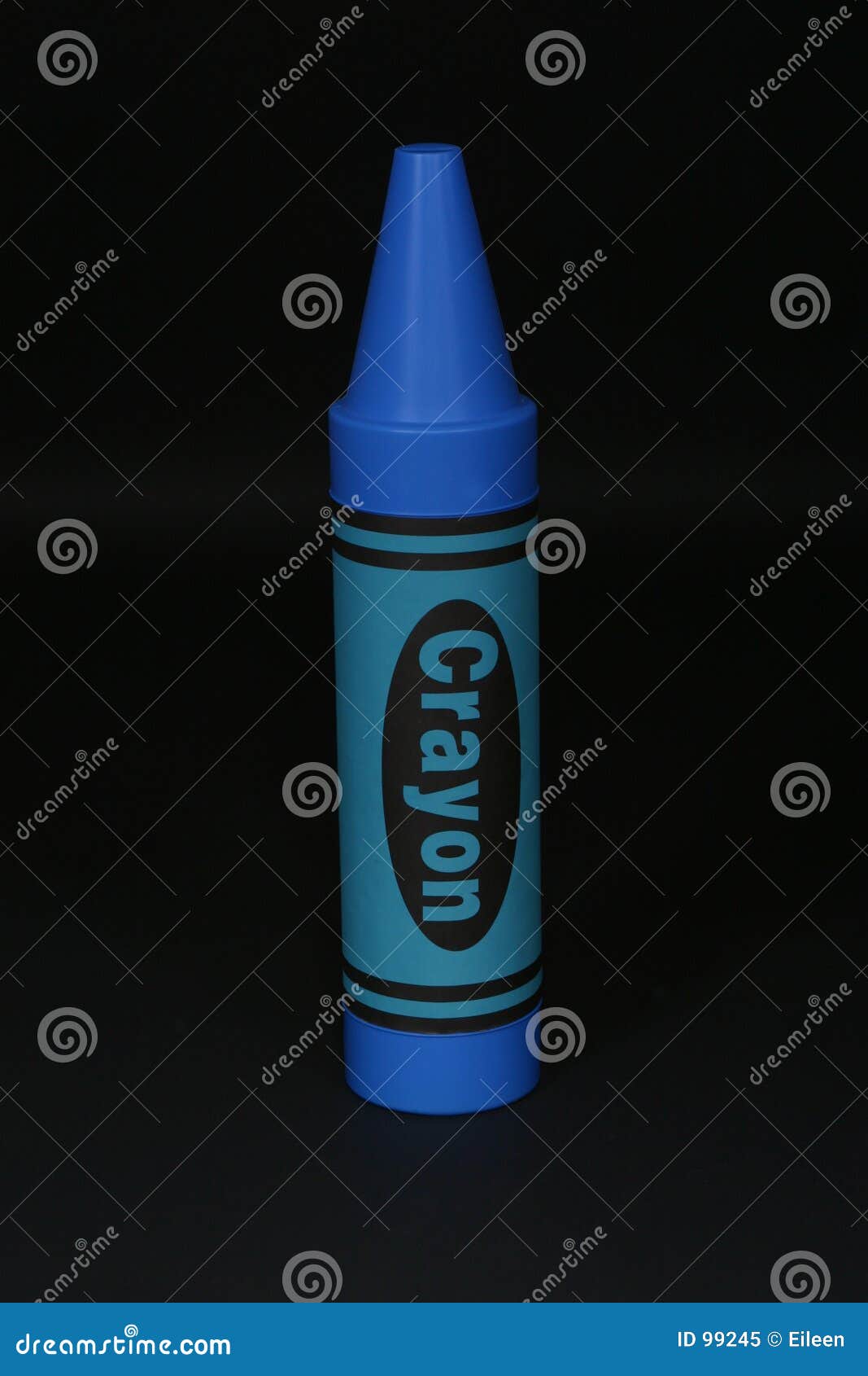 Big Blue Crayon Royalty Free Stock Photo - Image: 99245