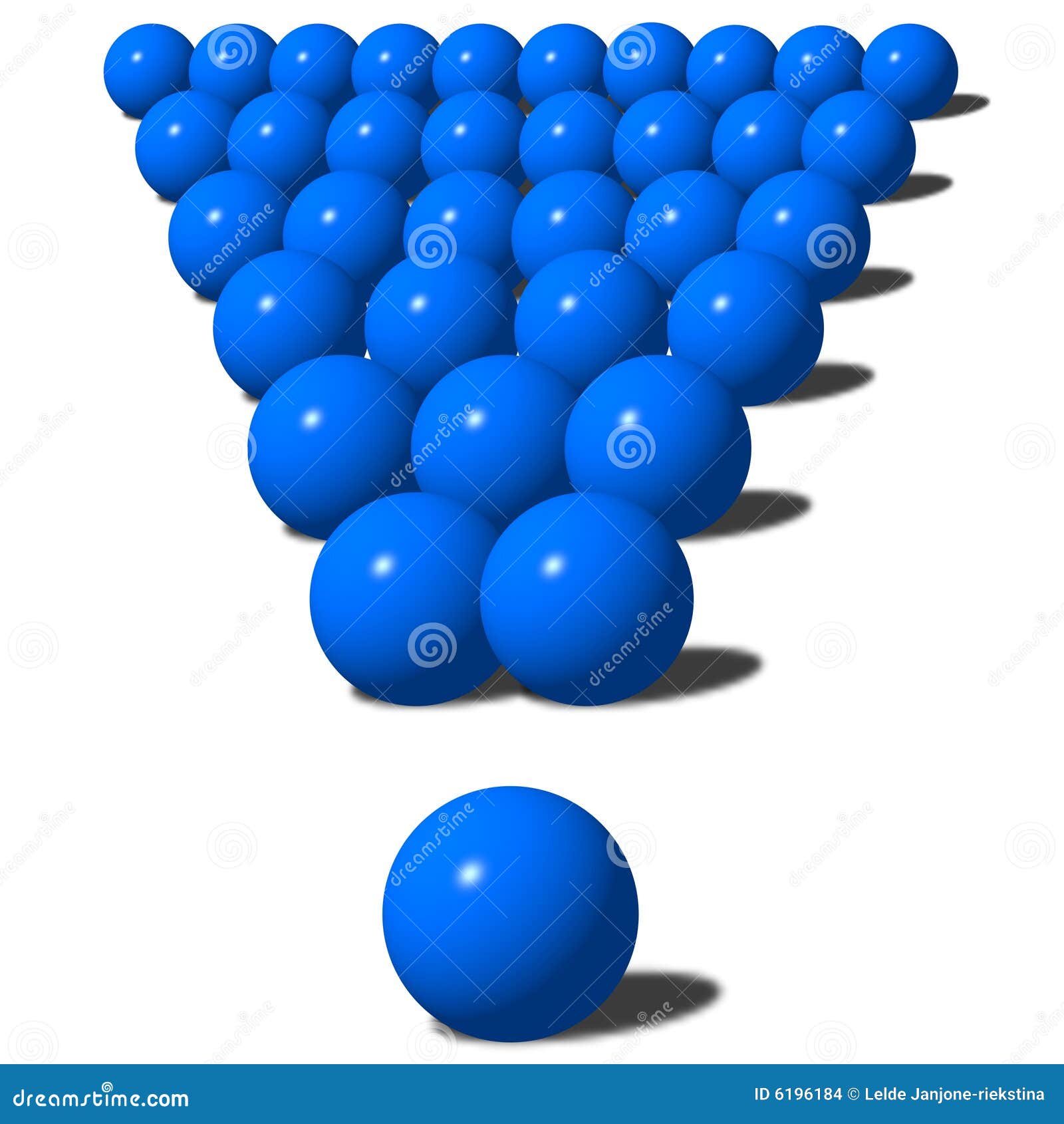 Big blue exclamation mark stock illustration. Illustration of point ...