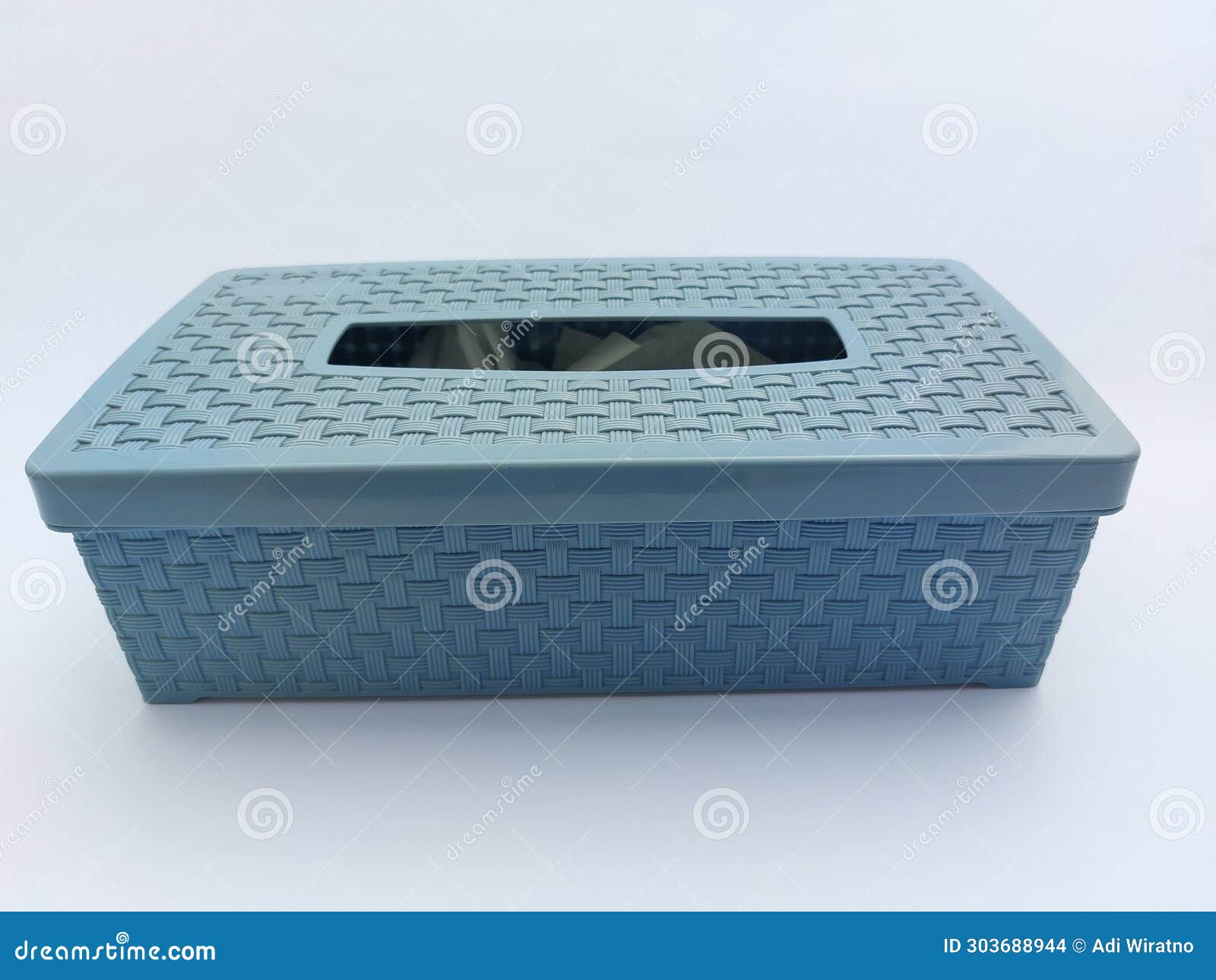 Big blue tissue holder stock photo. Image of paper, tissue - 303688944
