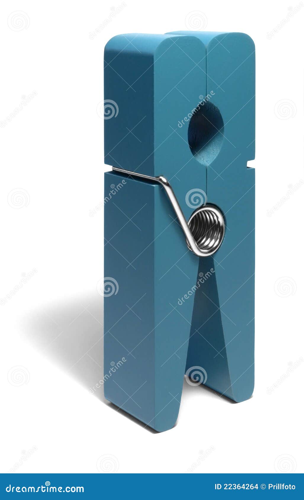 Big blue wooden peg stock photo. Image of gripping, decoration - 22364264