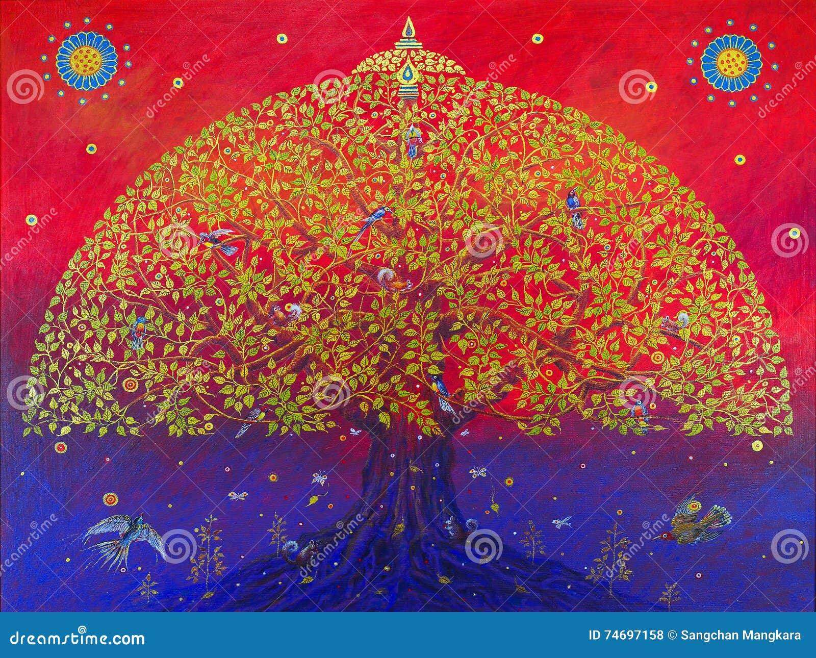 Bodhi Tree Royalty-Free Stock Photography | CartoonDealer.com #60050003