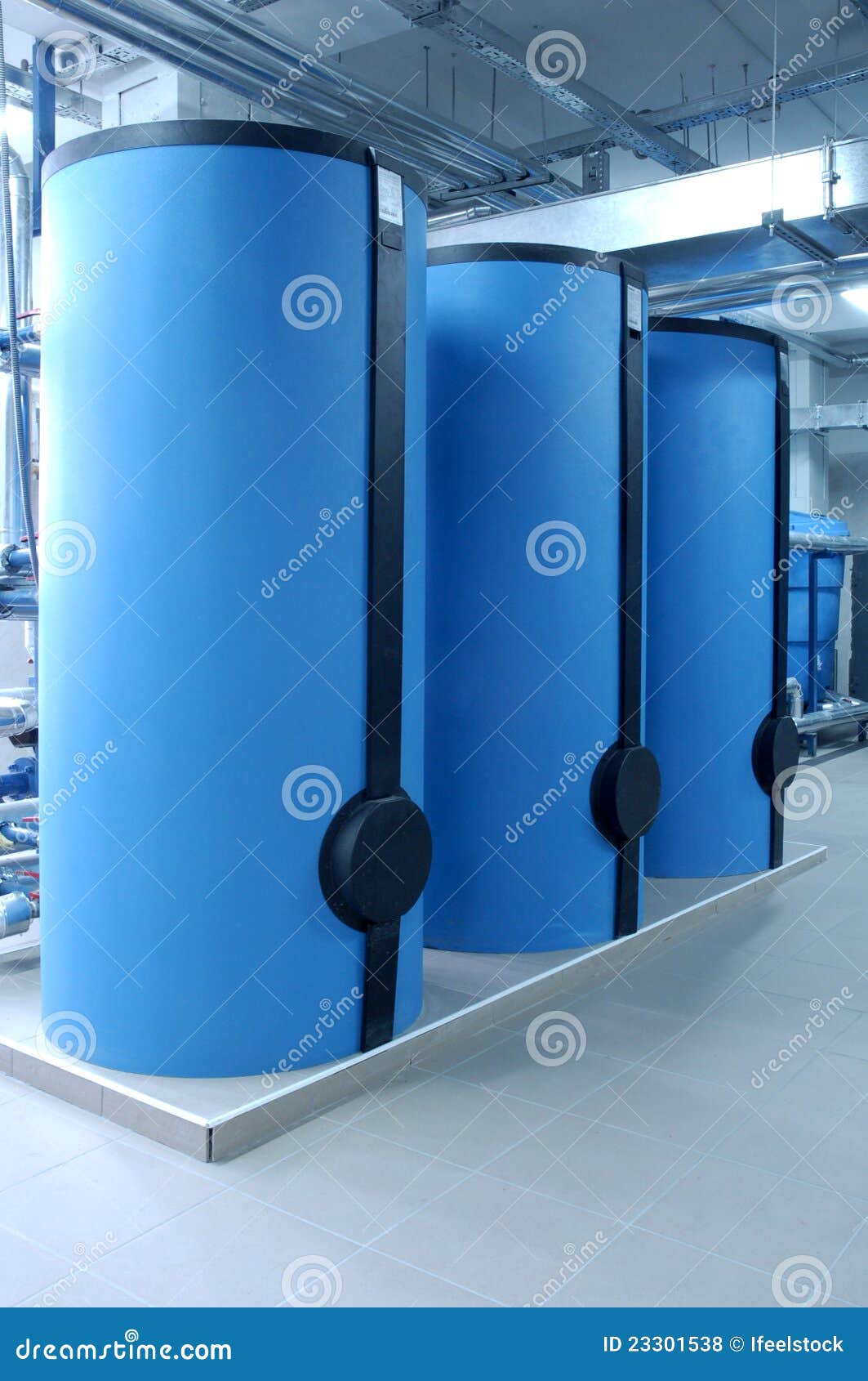 Big boilers stock photo. Image of circulator, indoors - 23301538