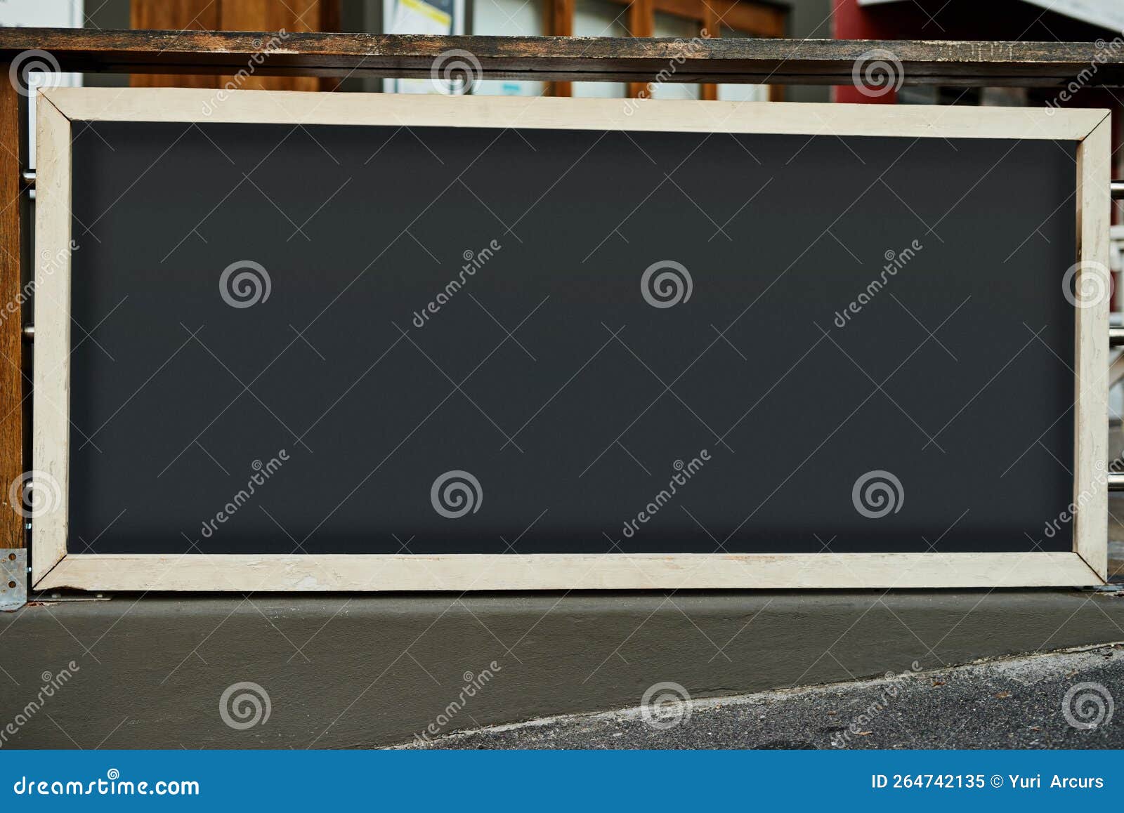 Big and Bold is always Better. a Blank Blackboard with Space To Add ...