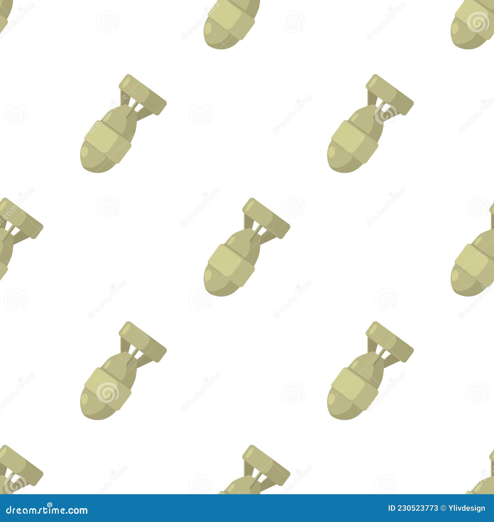 Big Bomb Pattern Seamless Vector Stock Vector - Illustration of strike ...