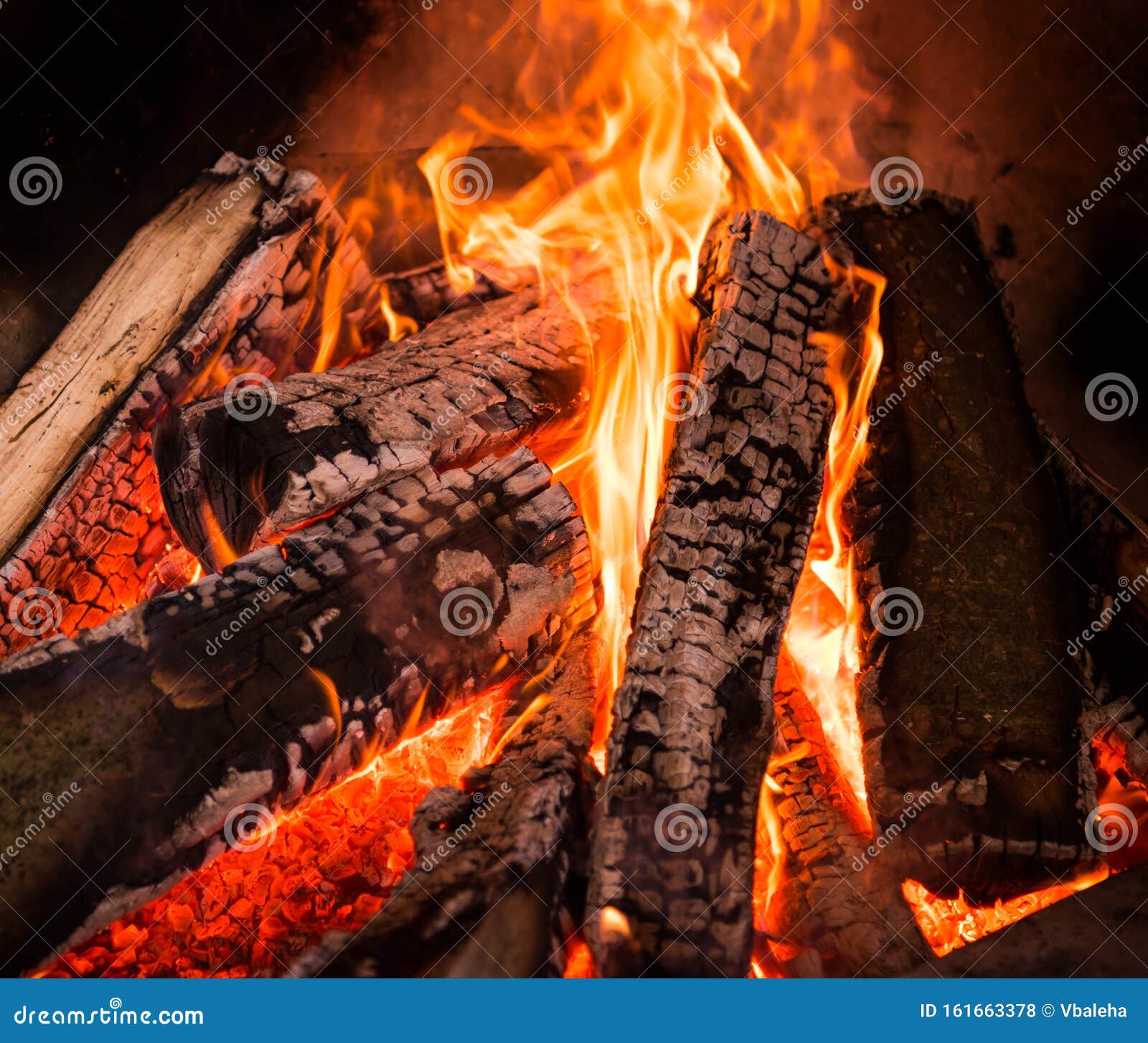 Big bonfire stock photo. Image of fiery, bonfire, power - 161663378