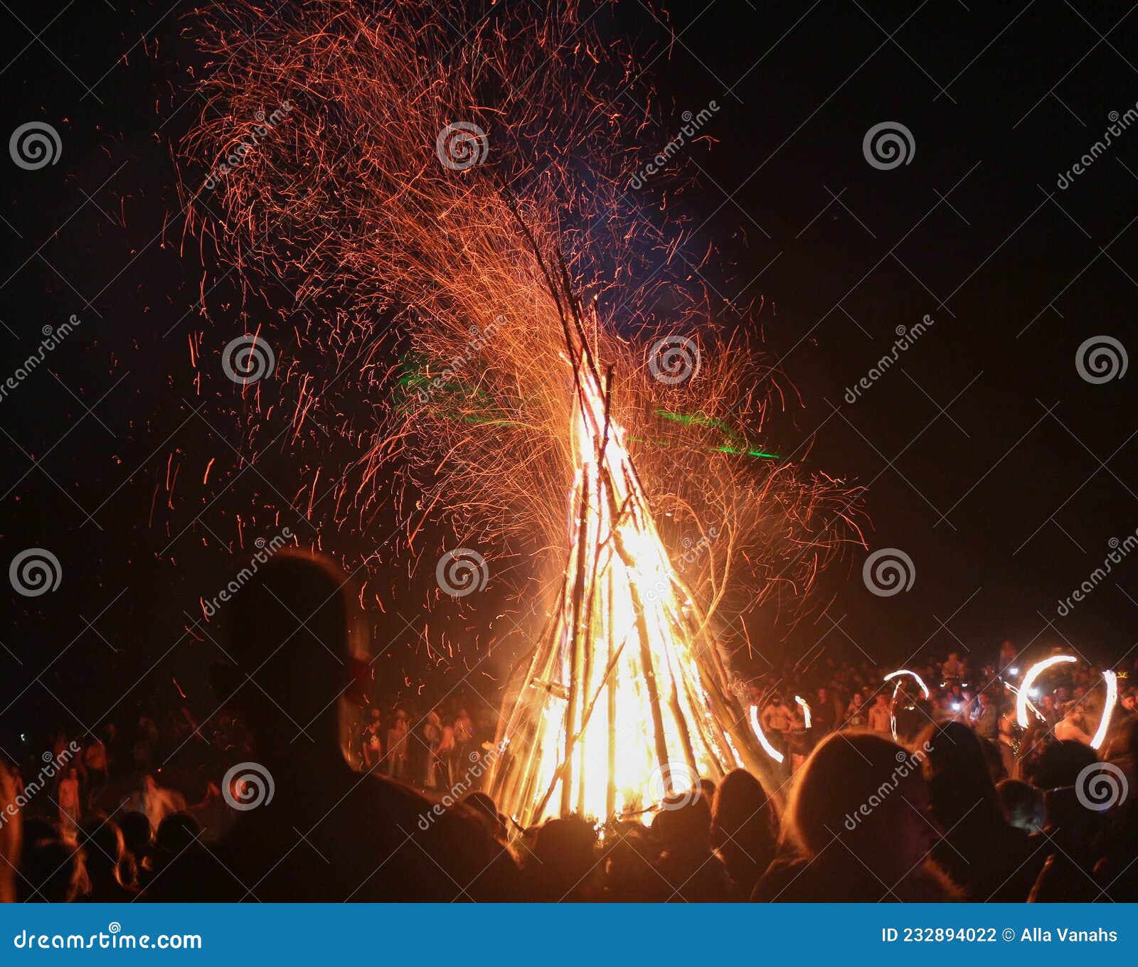 Big bonfire stock photo. Image of nature, outdoor, bonfire - 232894022