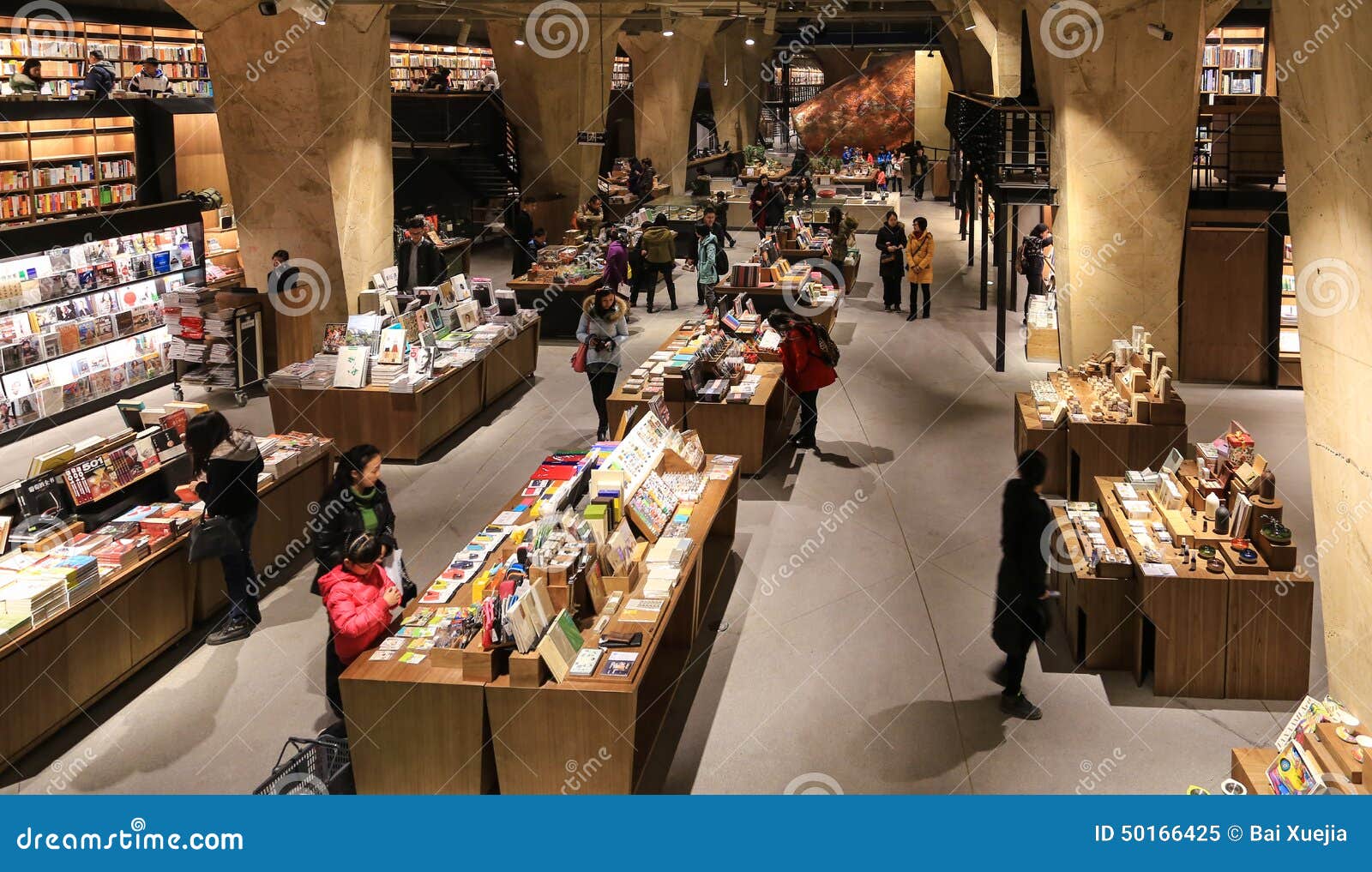 The Big Bookstore in Chengdu, China Editorial Image - Image of ...