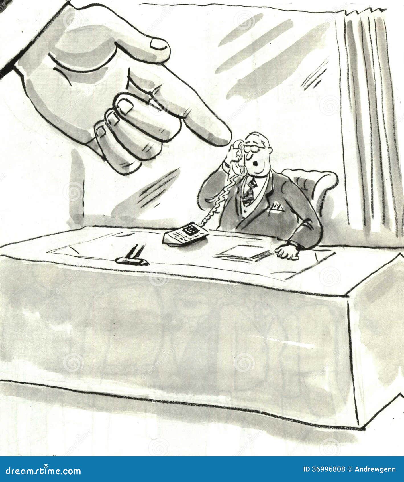 Big Boss stock illustration. Illustration of employee - 36996808