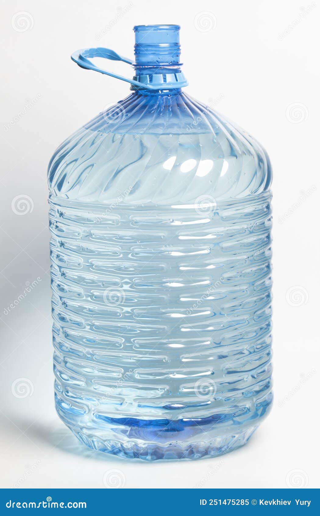 Big Bottle of Drinking Water for Cooler Isolated on a White Background ...