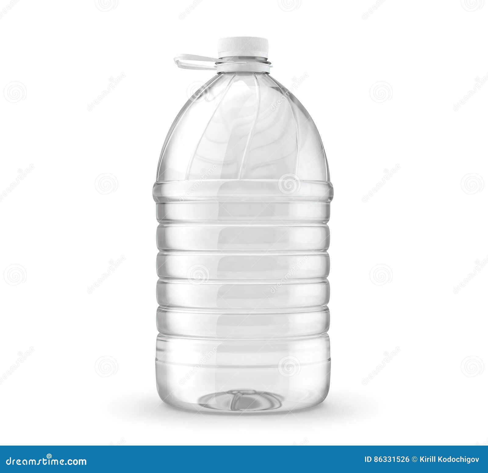 Big Bottle 5 Liters of Water Stock Illustration - Illustration of ...
