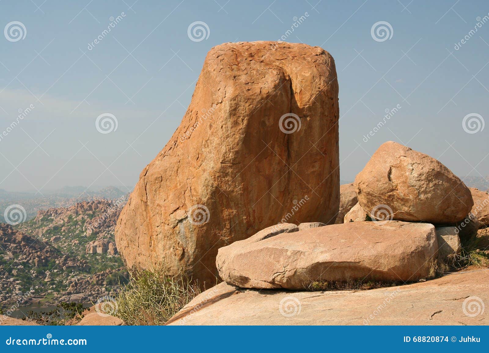 Big boulder hampi india stock photo. Image of heritage - 68820874