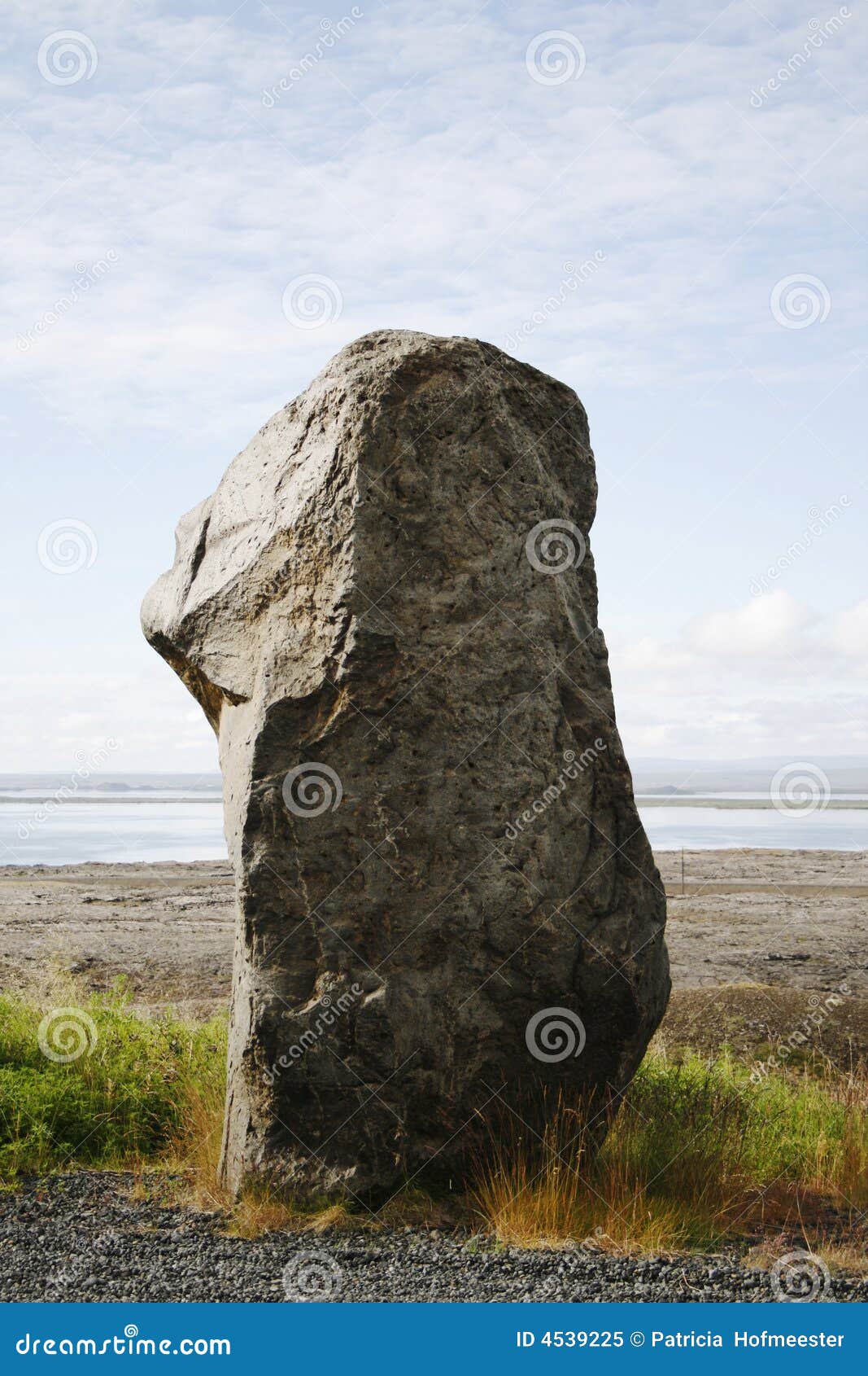 Big Boulder standing stock image. Image of huge, spring - 4539225