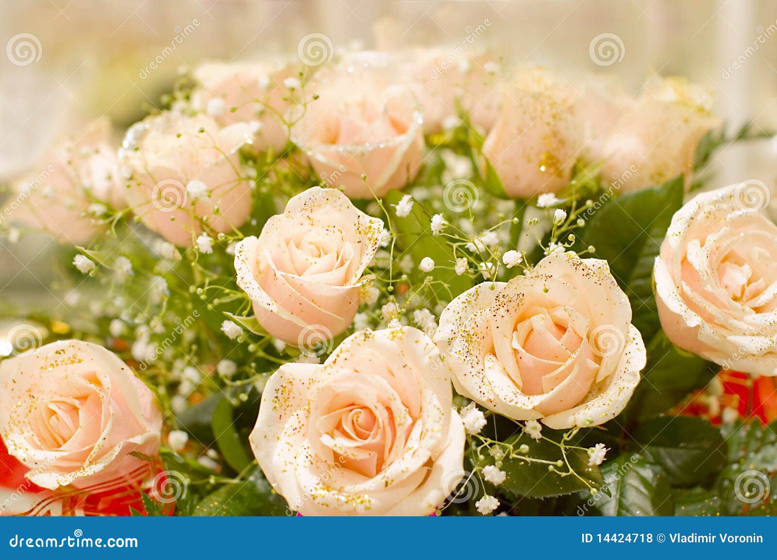 The Big Bouquet of Pink Roses Stock Photo - Image of colorful, roses ...