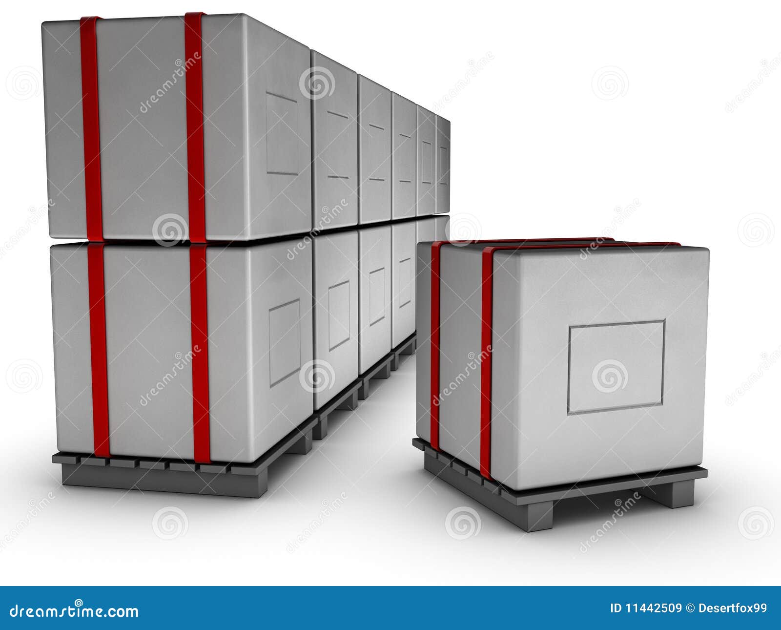 Big boxes stock illustration. Illustration of packing - 11442509
