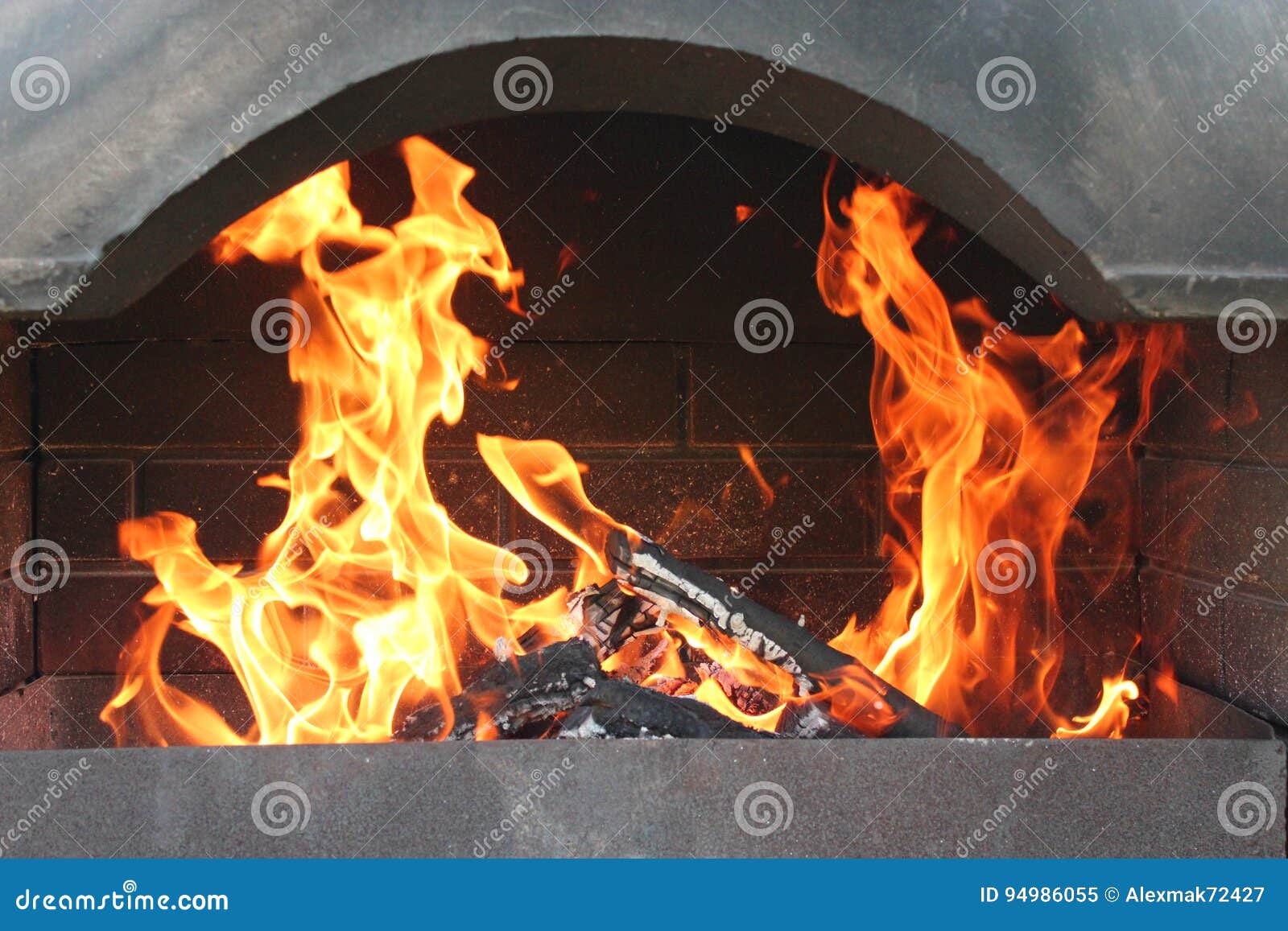 Big Brazier with Burning Fire Stock Image - Image of burn, coal: 94986055