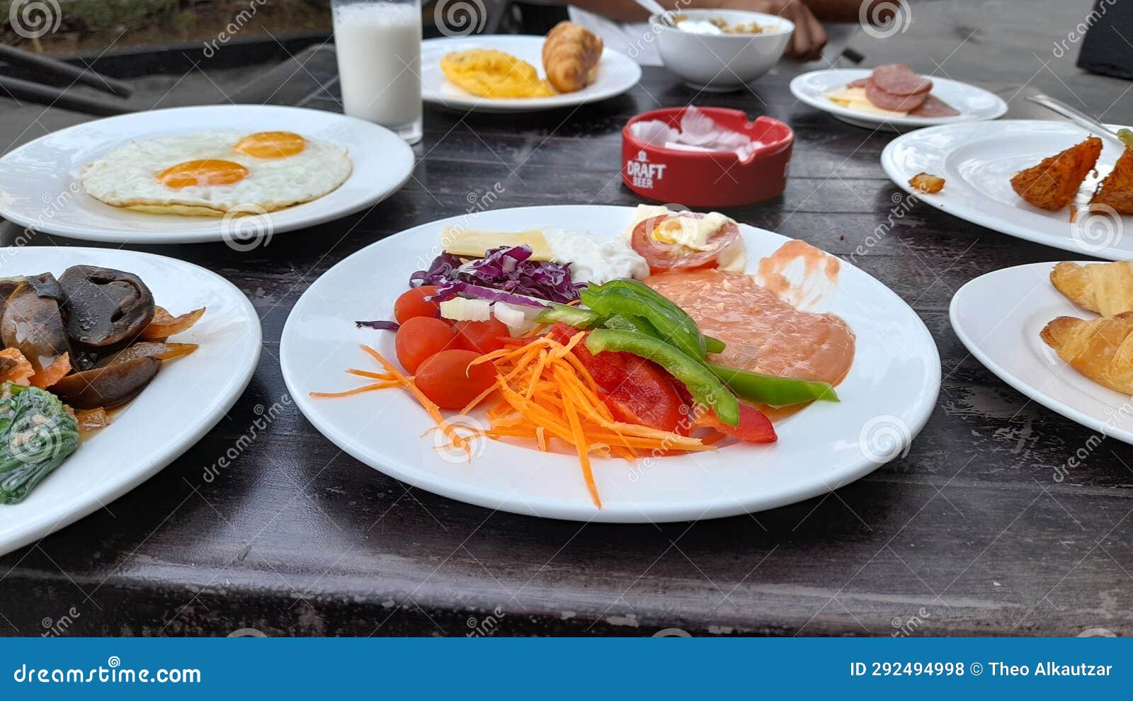 A big breakfast stock photo. Image of produce, lunch - 292494998