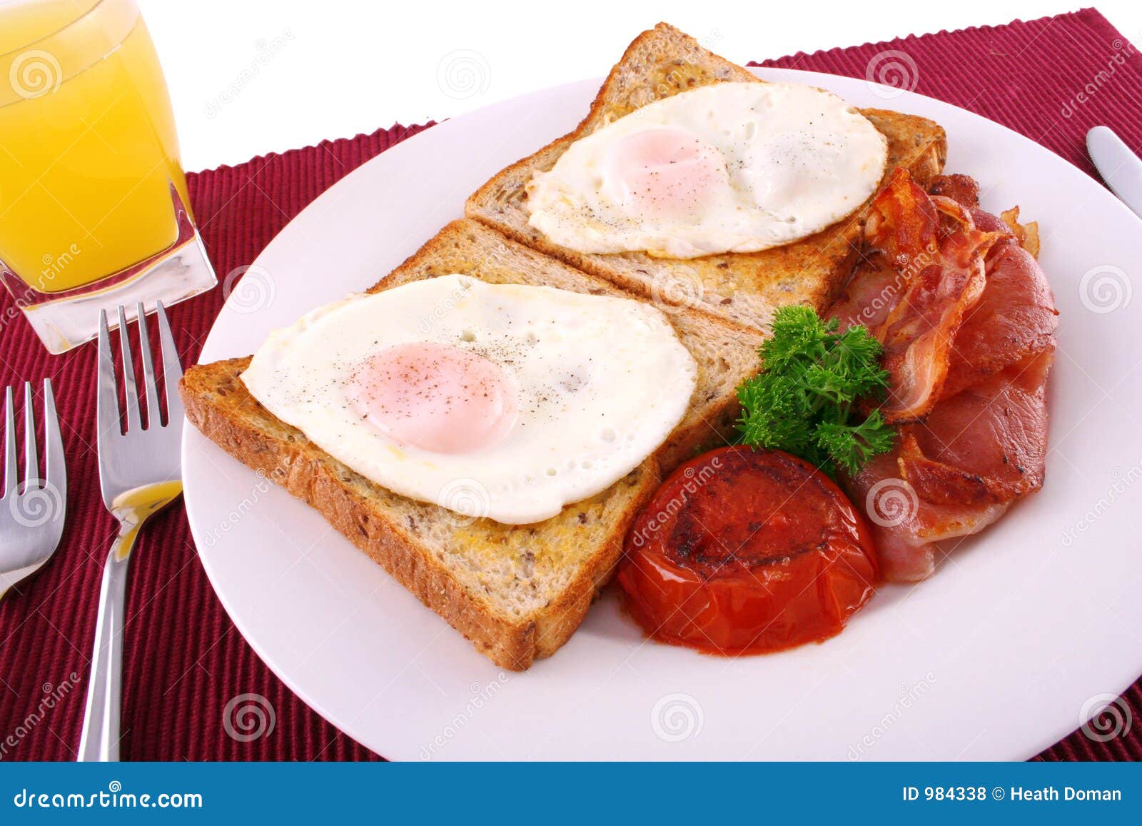 Big Breakfast stock photo. Image of feed, baked, knife - 984338