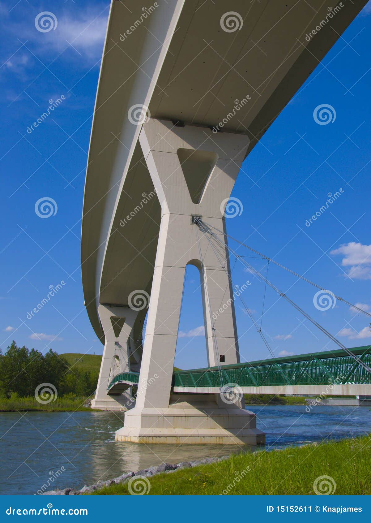 Big bridge stock image. Image of transport, span, bridge - 15152611