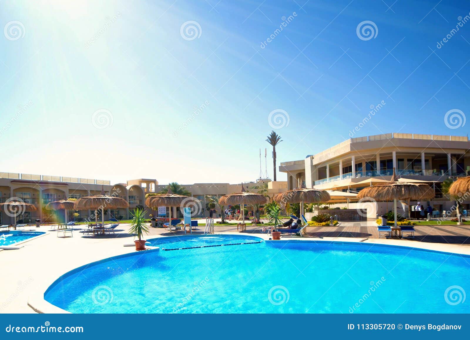 Bright Blue Swimming Pool Stock Photos - Royalty Free Pictures
