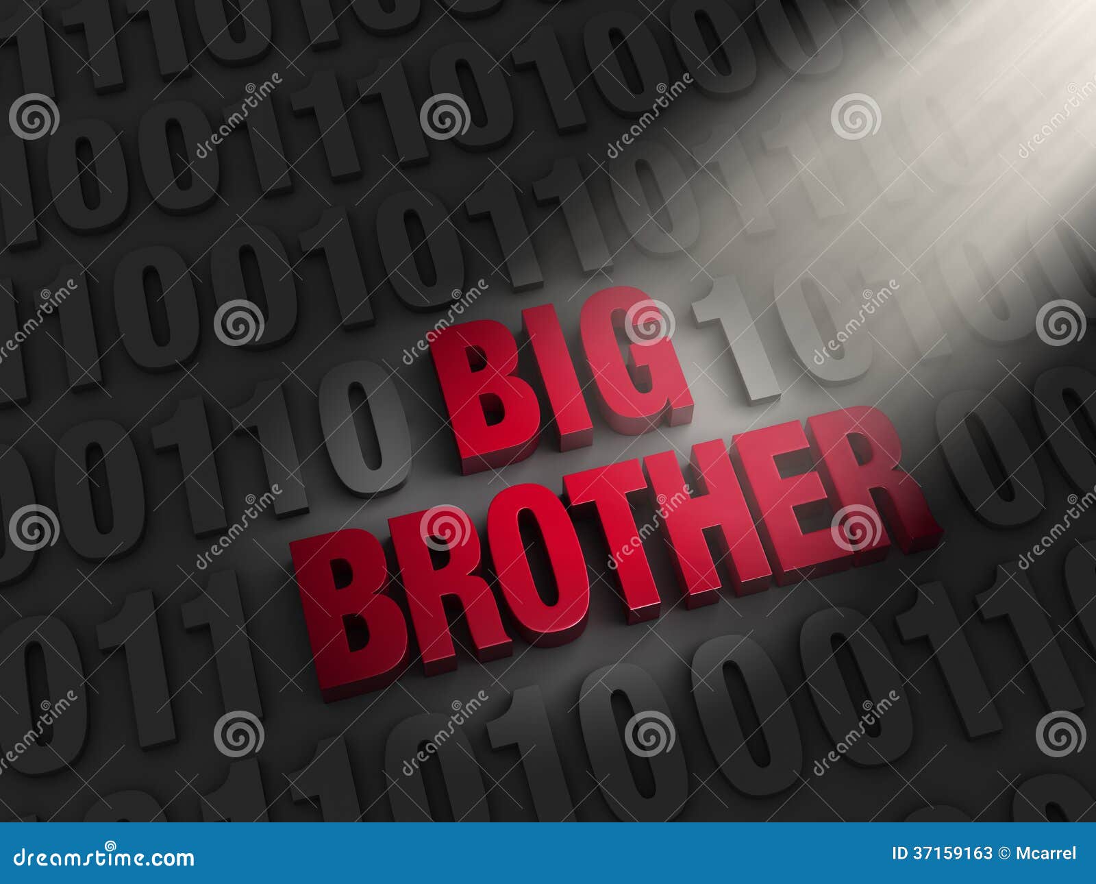 Big Brother Dans Le Code Informatique Illustration Stock - Illustration ...