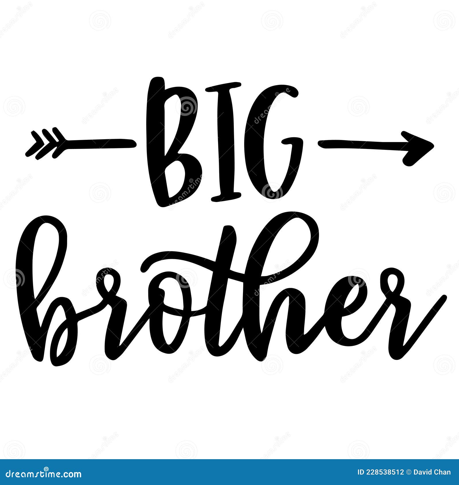 Big Brother Inspirational Quotes Stock Vector - Illustration of card ...