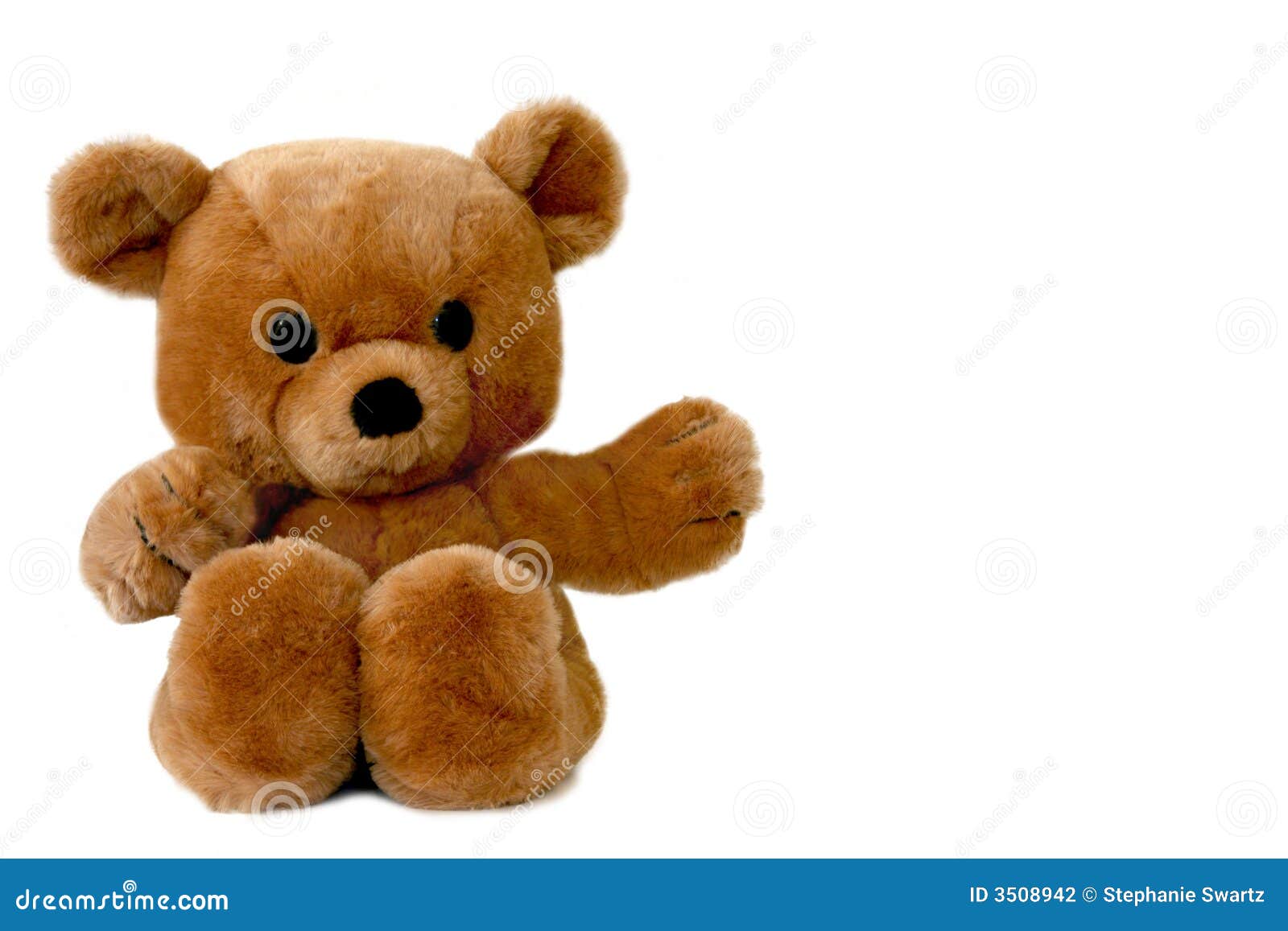 Big brown teddy bear stock photo. Image of present, nursery - 3508942