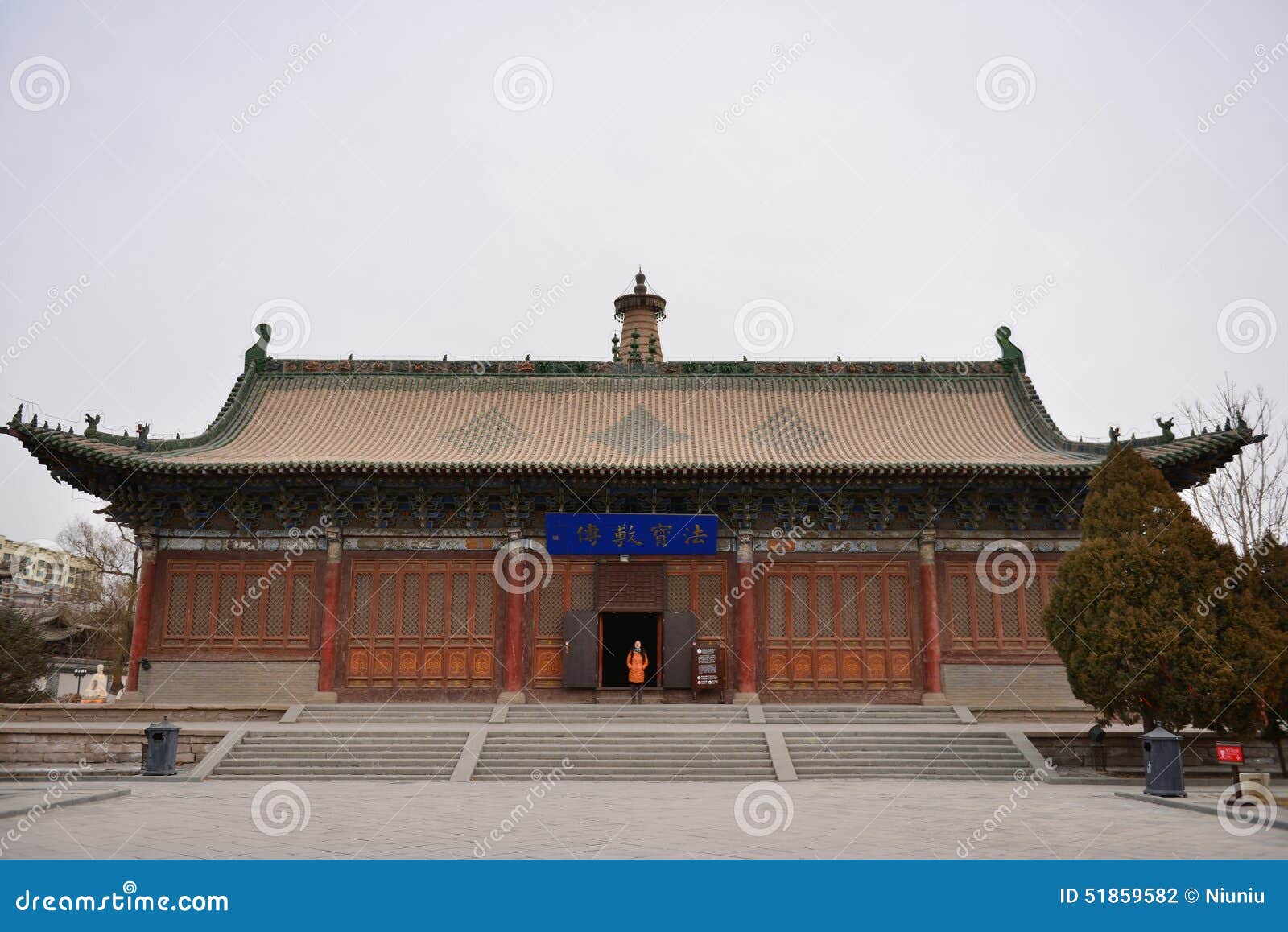 Big Buddhist Temple editorial photography. Image of gansu - 51859582