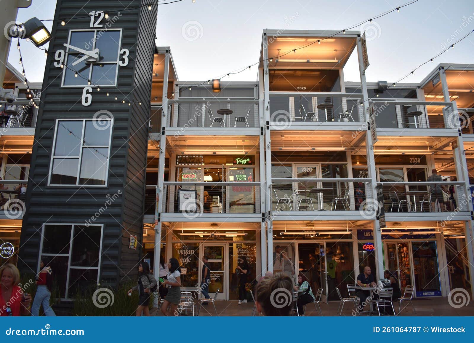 Big Building Constructed with a Large Number of Shipping Containers and ...