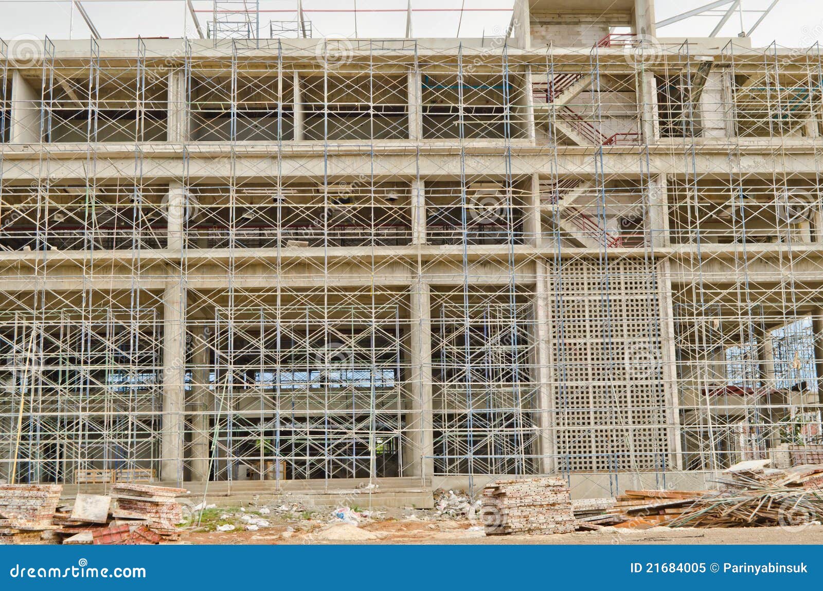 Big building construction stock image. Image of line - 21684005