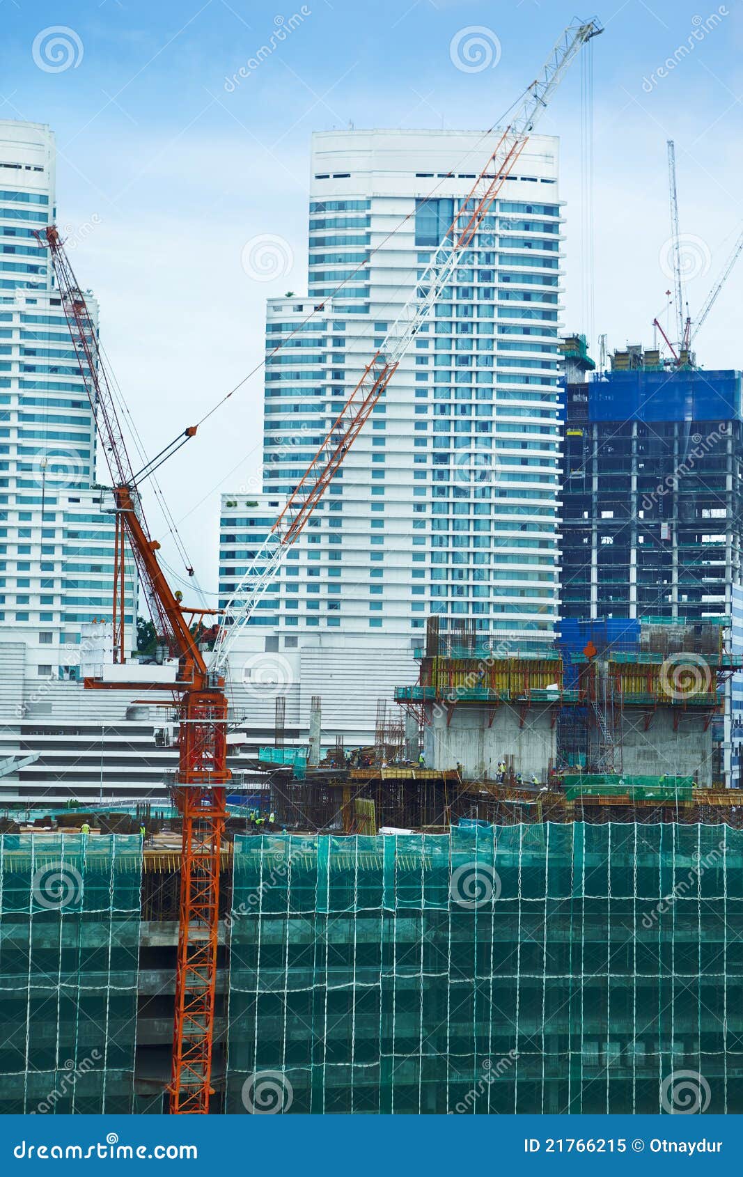 Big building construction stock image. Image of project - 21766215