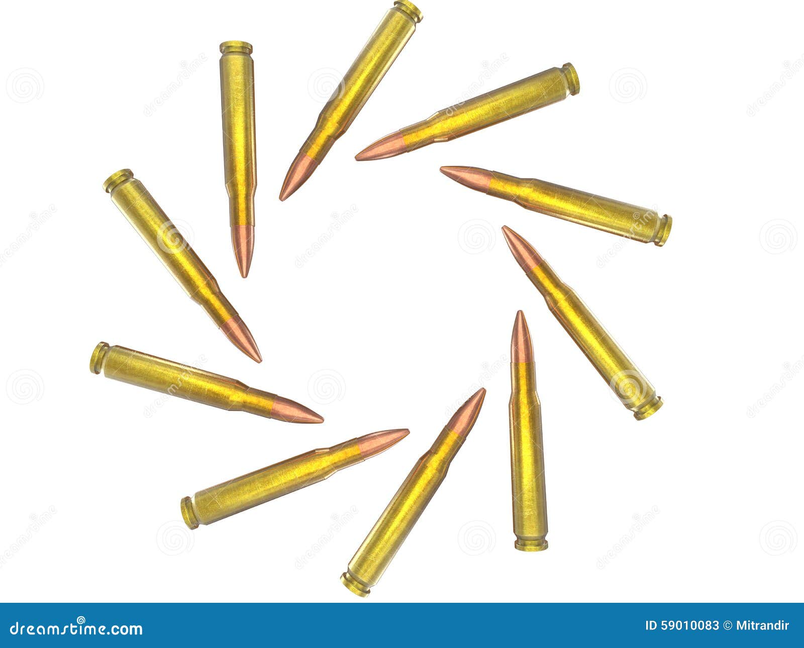 Big Bullets In A Circle Royalty-Free Stock Photography | CartoonDealer ...