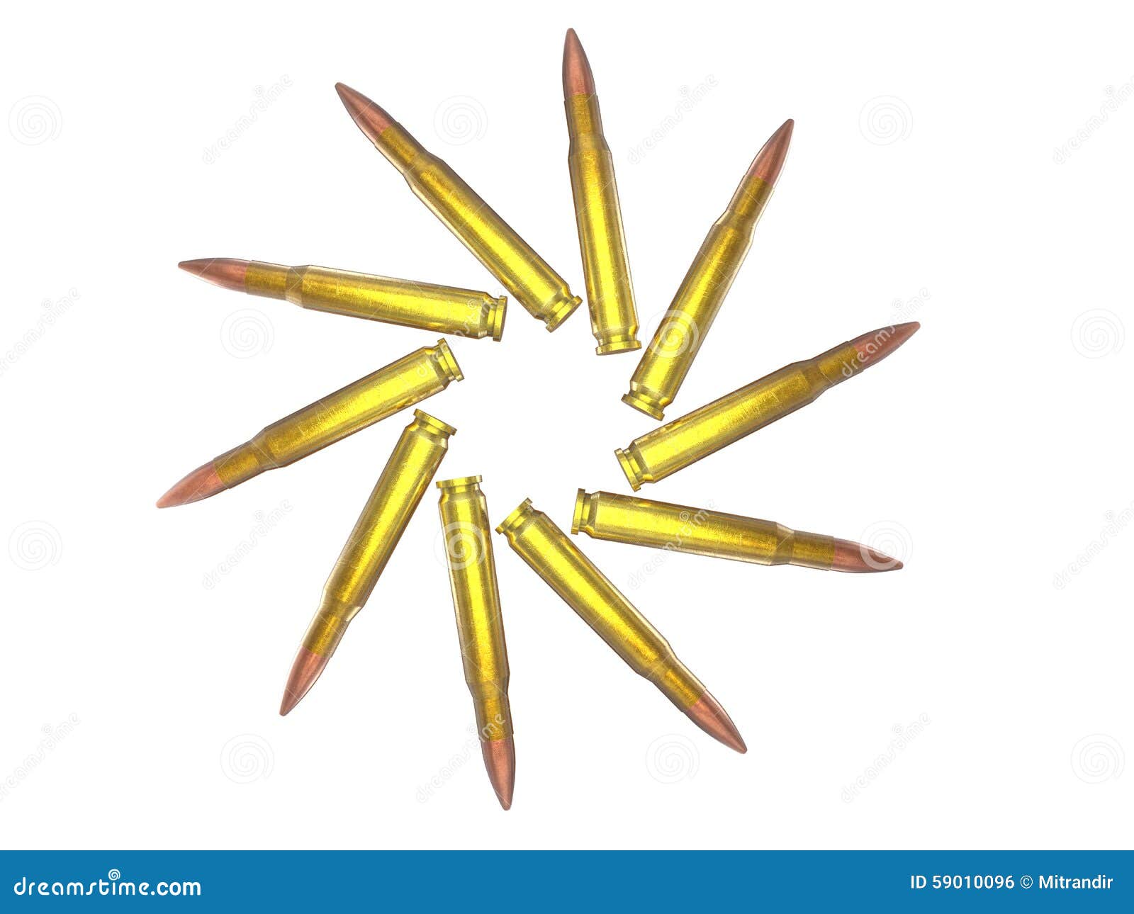 Big Bullets In A Circle Royalty-Free Stock Photography | CartoonDealer ...