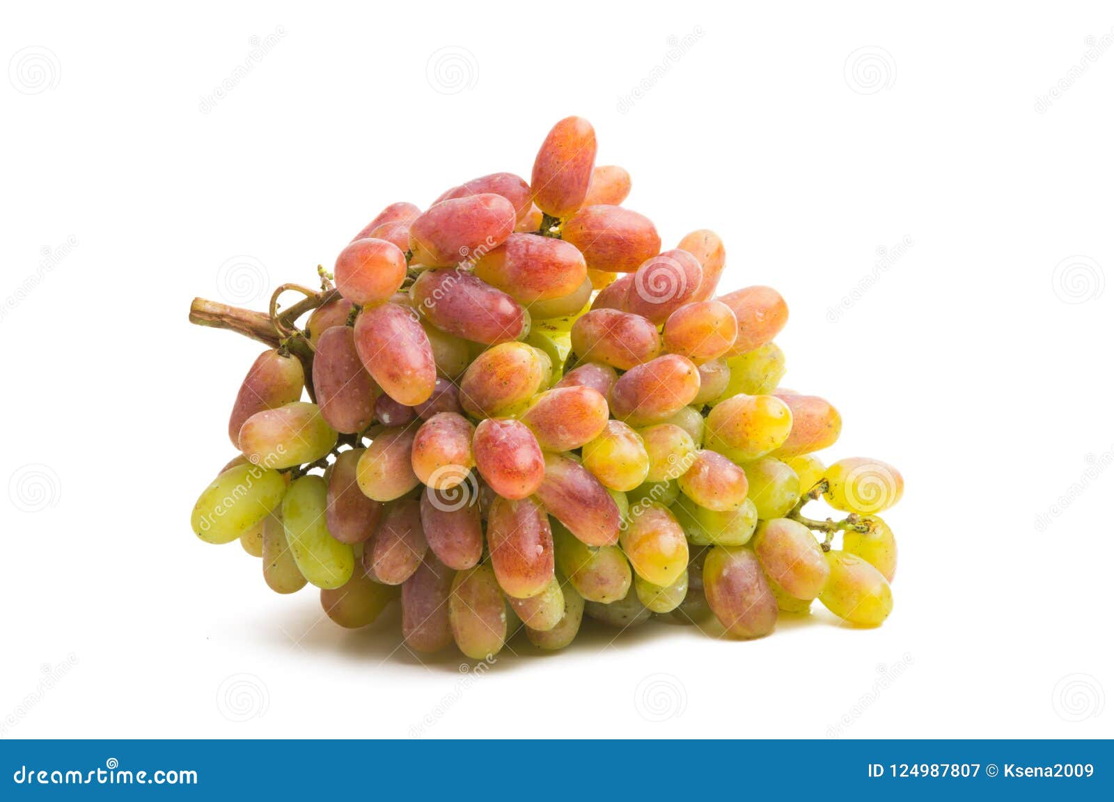 Big Bunch of Grapes Isolated Stock Image - Image of summer, nature ...