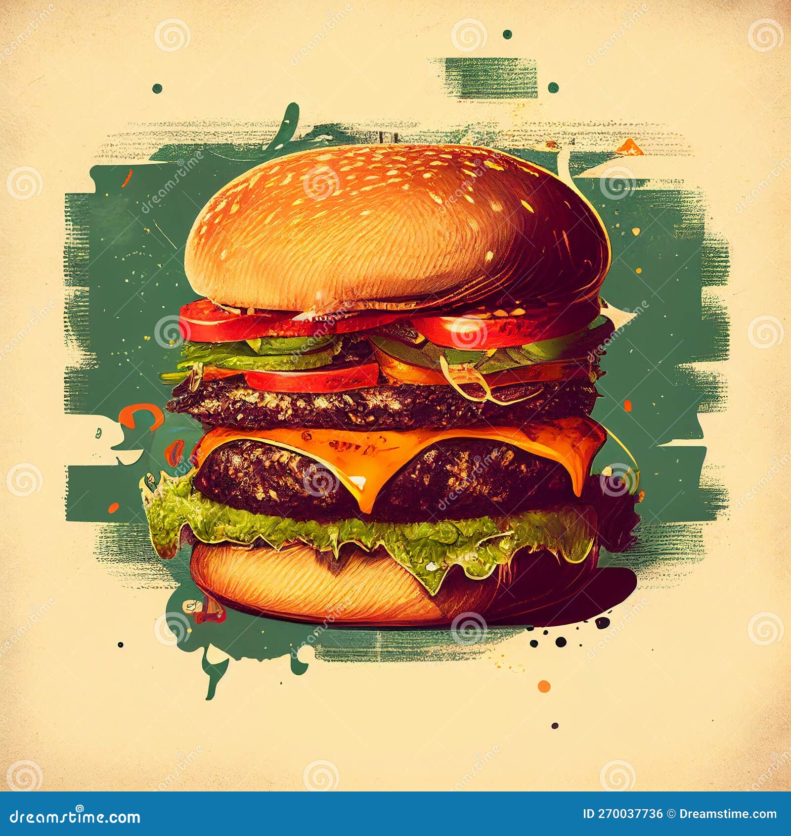 Hamburger Illustration | CartoonDealer.com #82909822