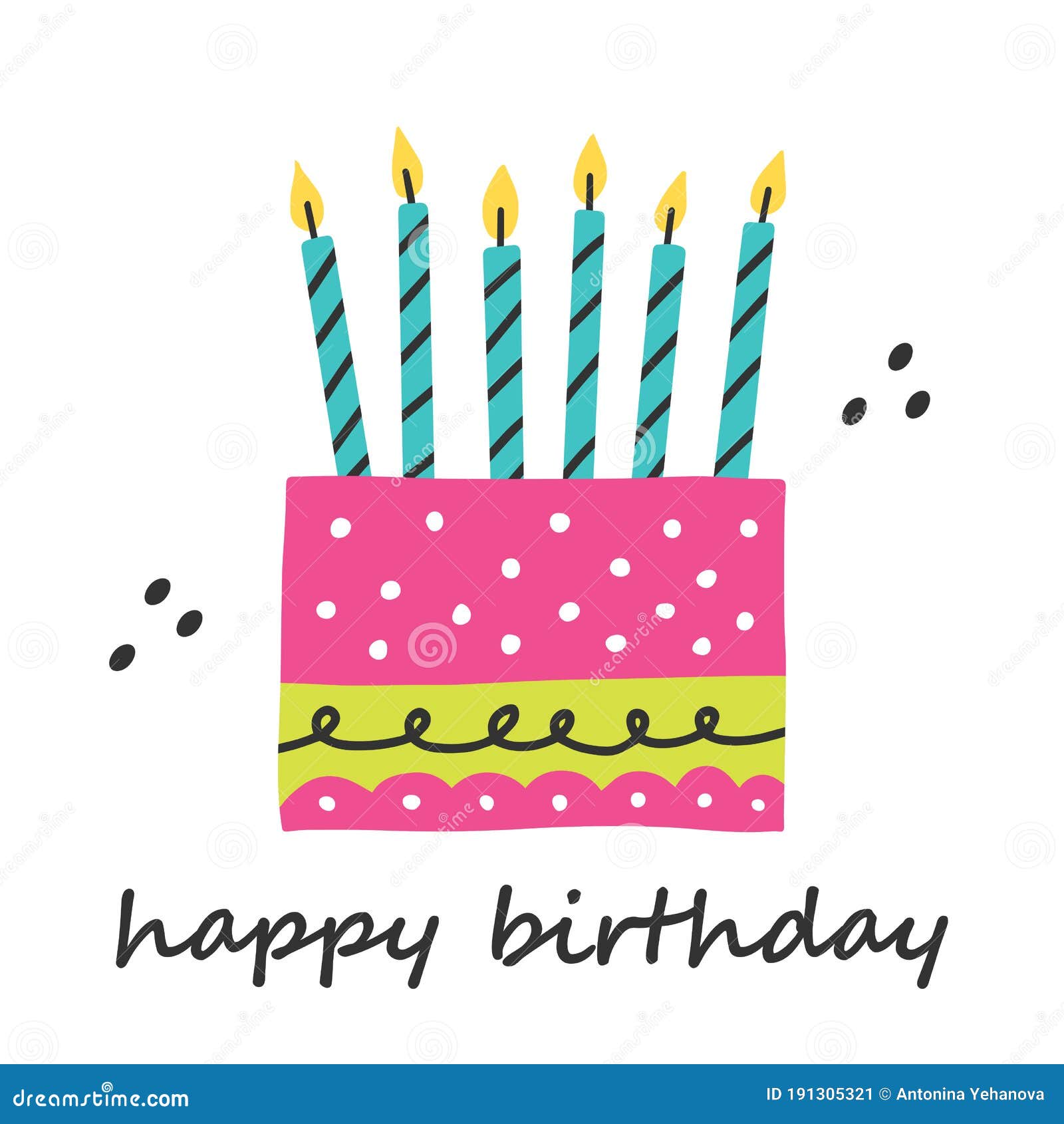 Big cake icon stock vector. Illustration of abstract - 191305321