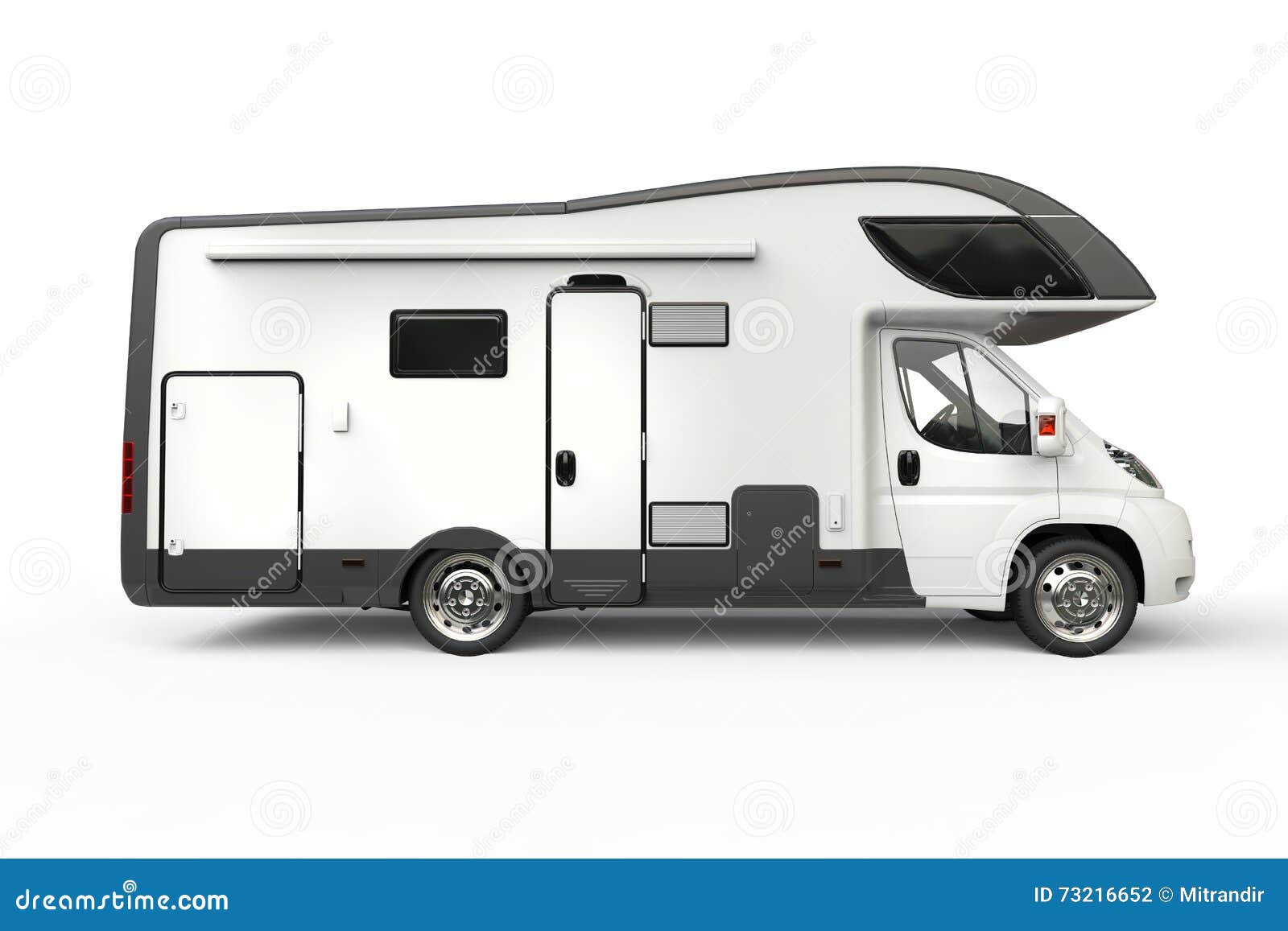 RV Camper Van Vehicle With Roof Tent Illustration Logo Vector ...