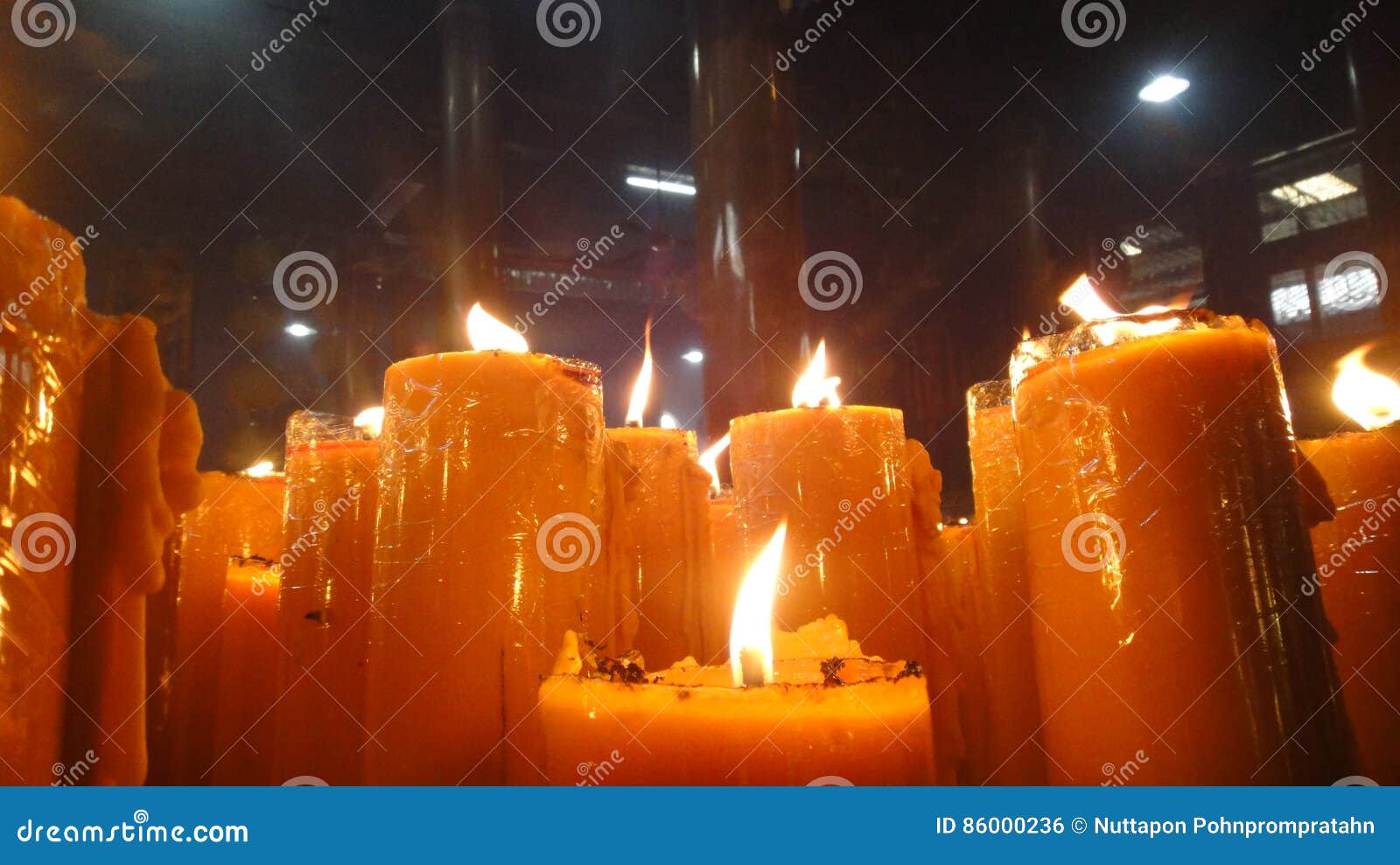 Big Candle stock photo. Image of flame, group, lighted - 86000236