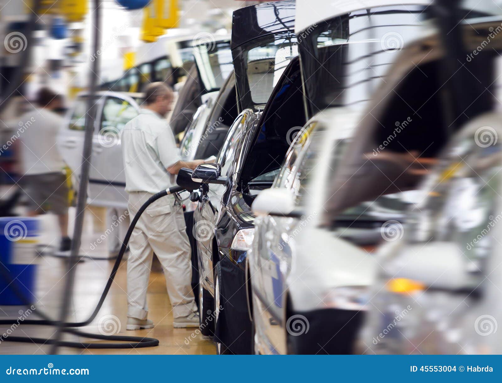 Big car factory stock photo. Image of order, industrial - 45553004