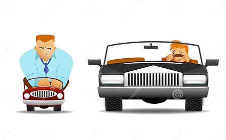 Big car small car stock vector. Illustration of concepts - 15882844