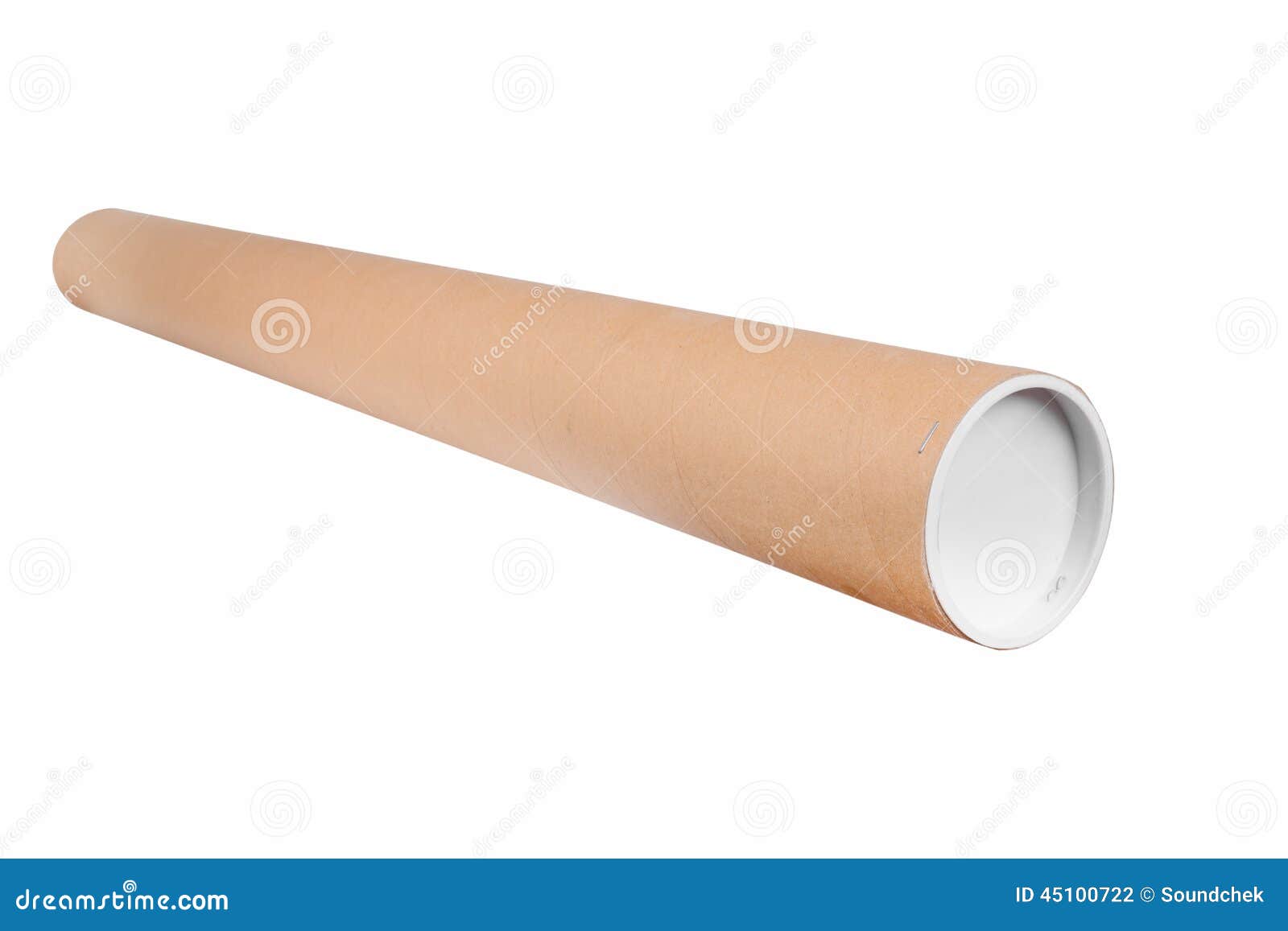 Big Cardboard on White Background Stock Photo - Image of single, mail ...