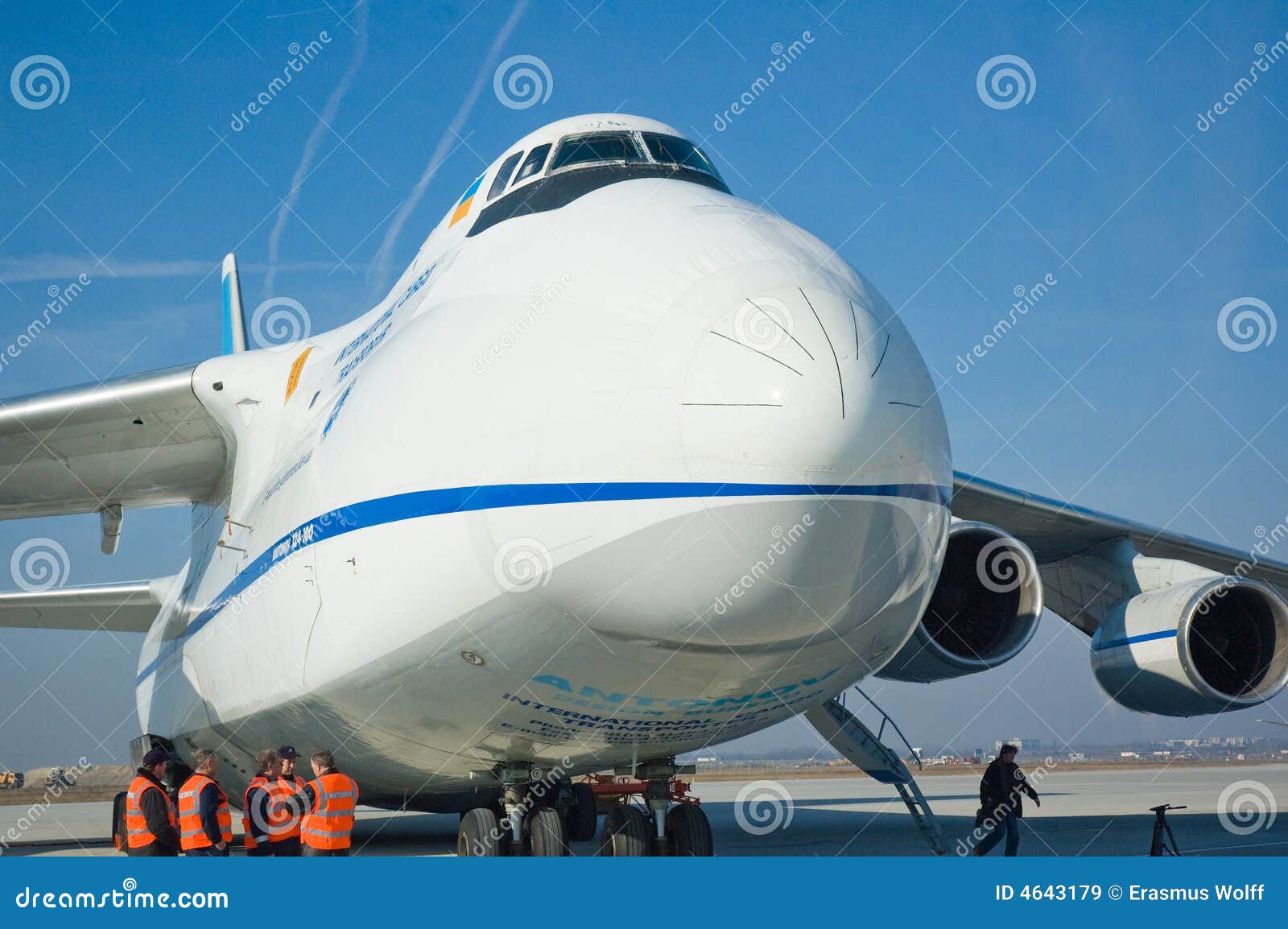 Cargo Aircraft Boeing 747-BF Of AirBridgeCargo Airlines Company On A ...