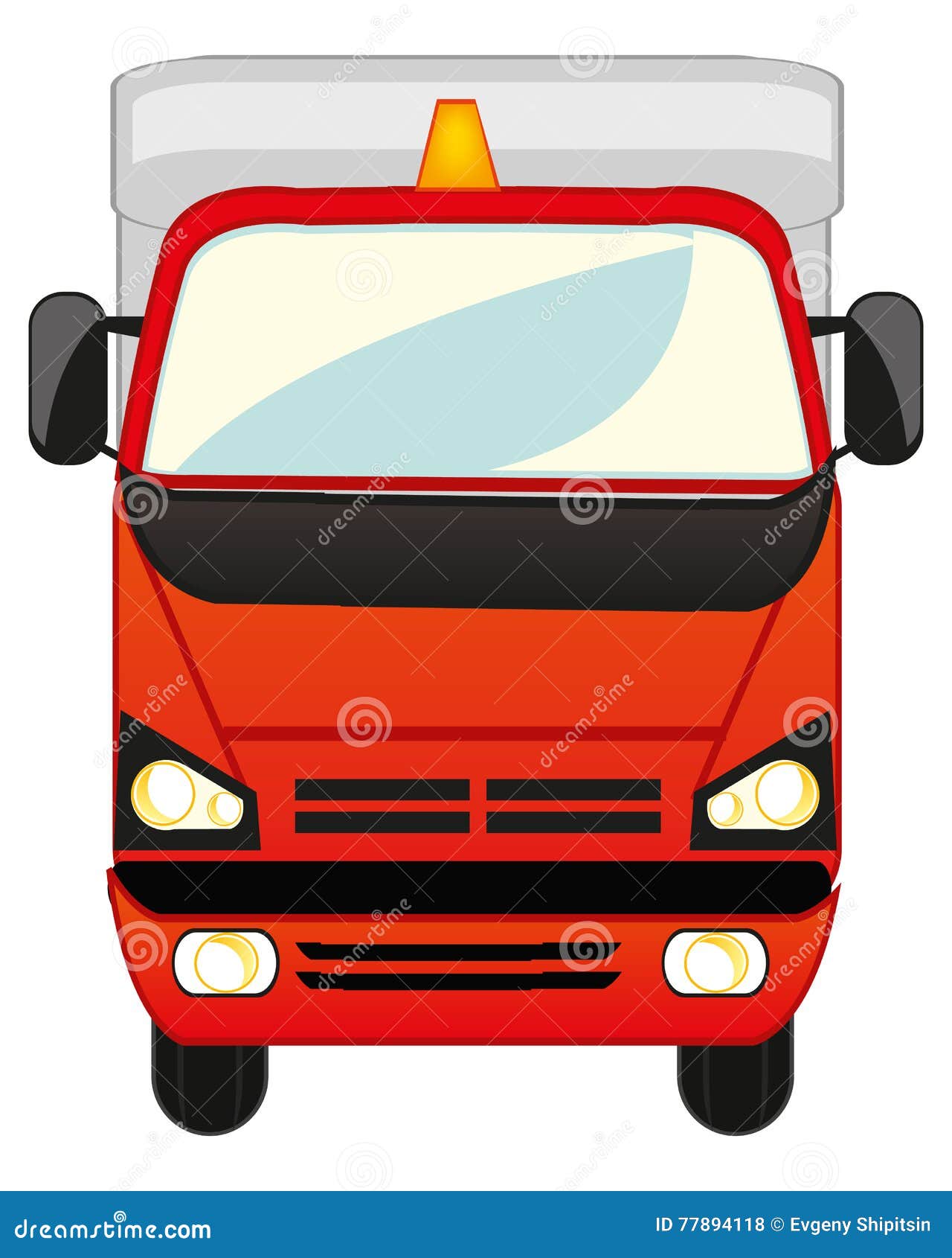 Big cargo car stock vector. Illustration of cargo, motion - 77894118