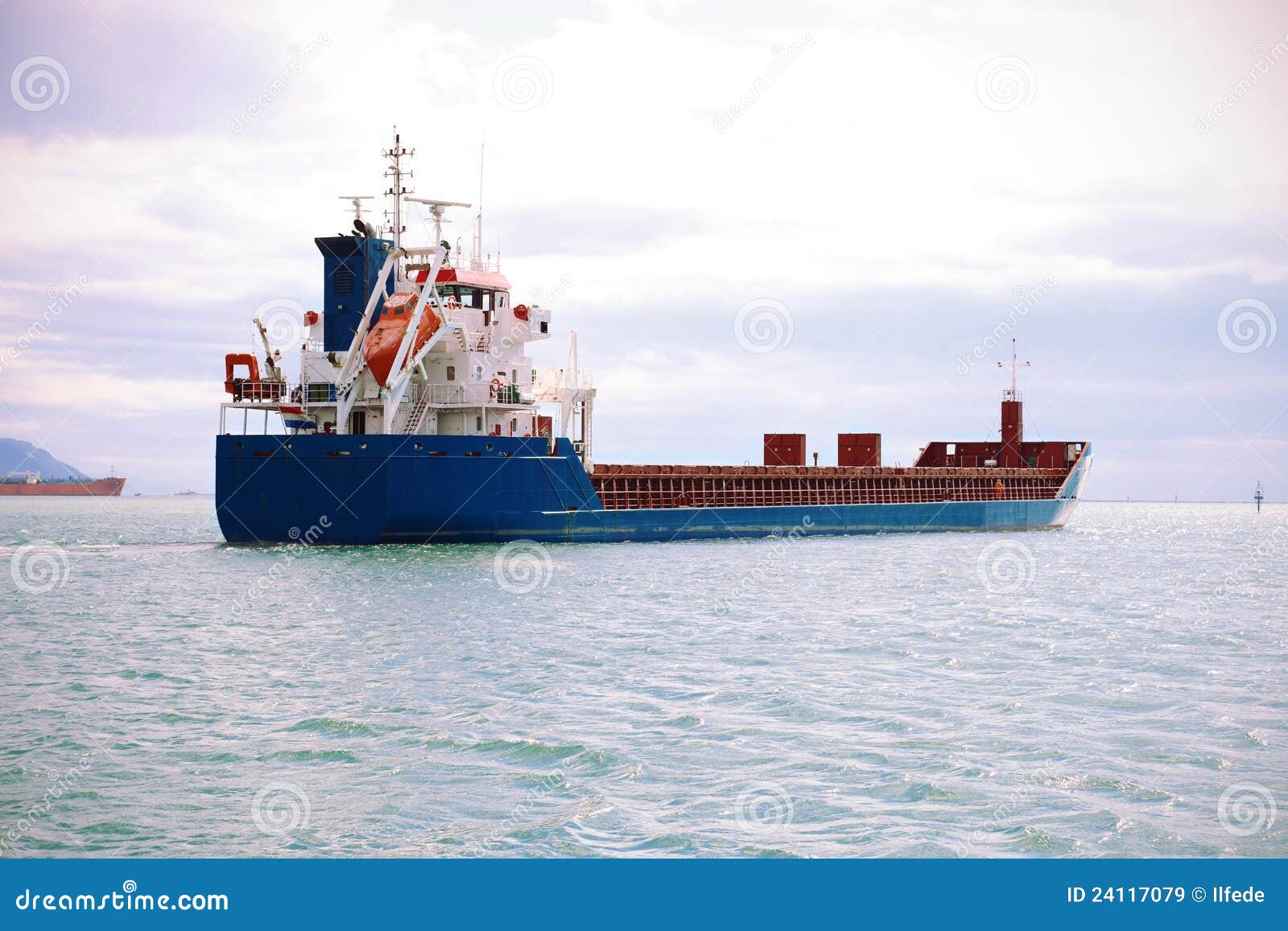 Big cargo ship stock image. Image of export, cargo, business - 24117079