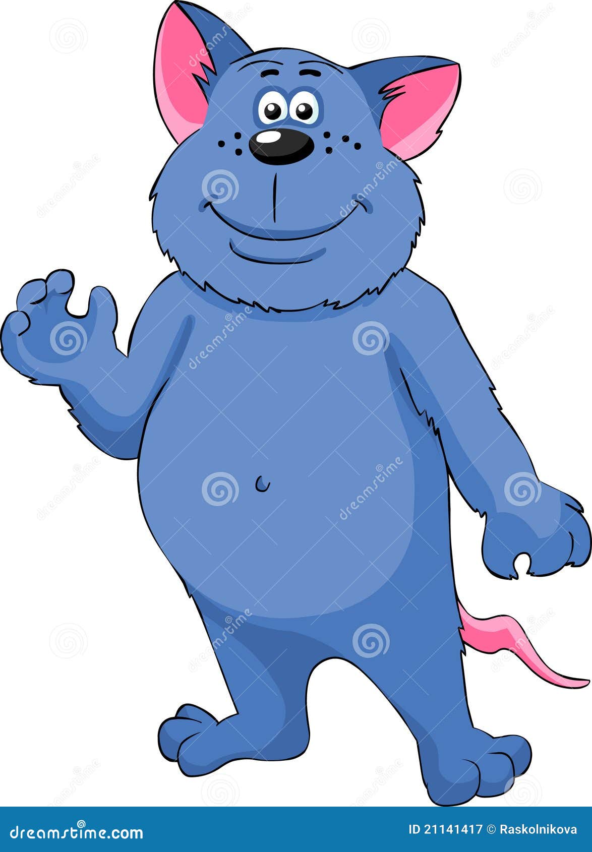 Big cartoon rat stock illustration. Illustration of smile - 21141417