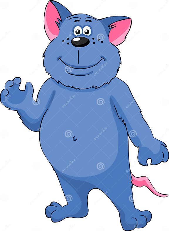 Big cartoon rat stock illustration. Illustration of smile - 21141417