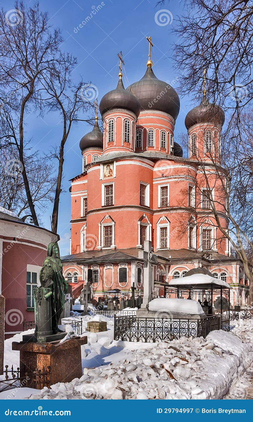 Donskoy Monastery,Moscow,Russia Stock Image - Image of tourism, donskoy ...