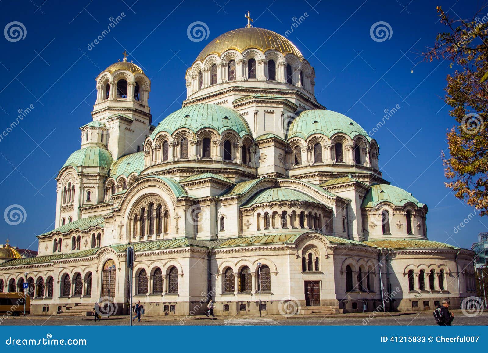 Big cathedral in Sofia stock image. Image of europe, gold - 41215833