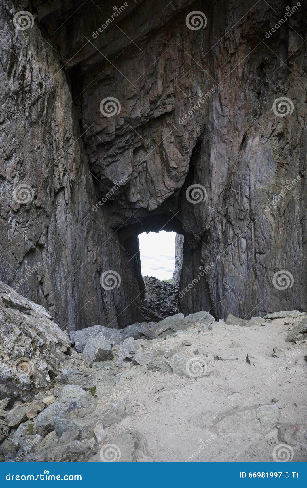 Big cave stock image. Image of scenery, crevasse, natural - 66981997
