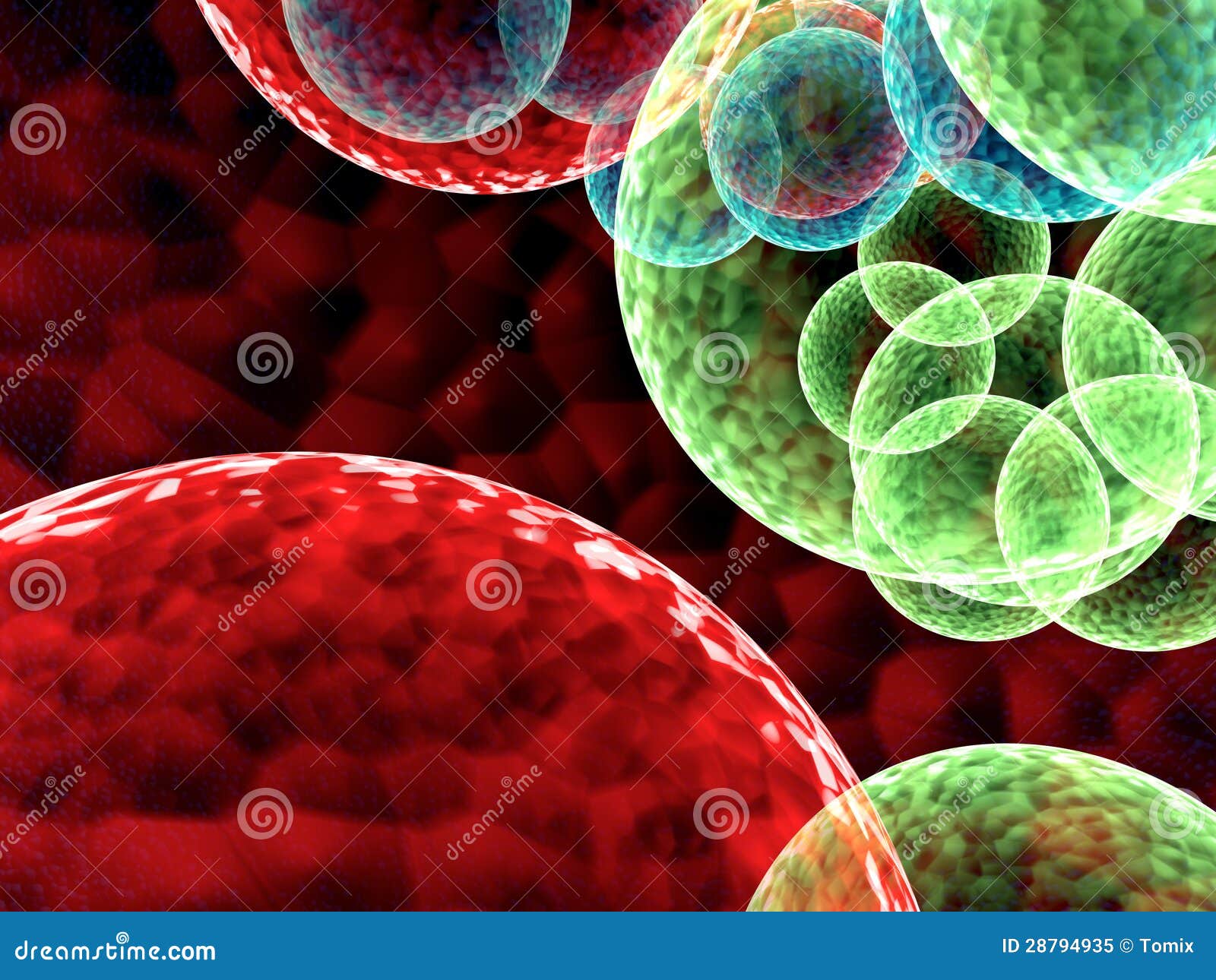 Big cells stock illustration. Illustration of epidemic - 28794935