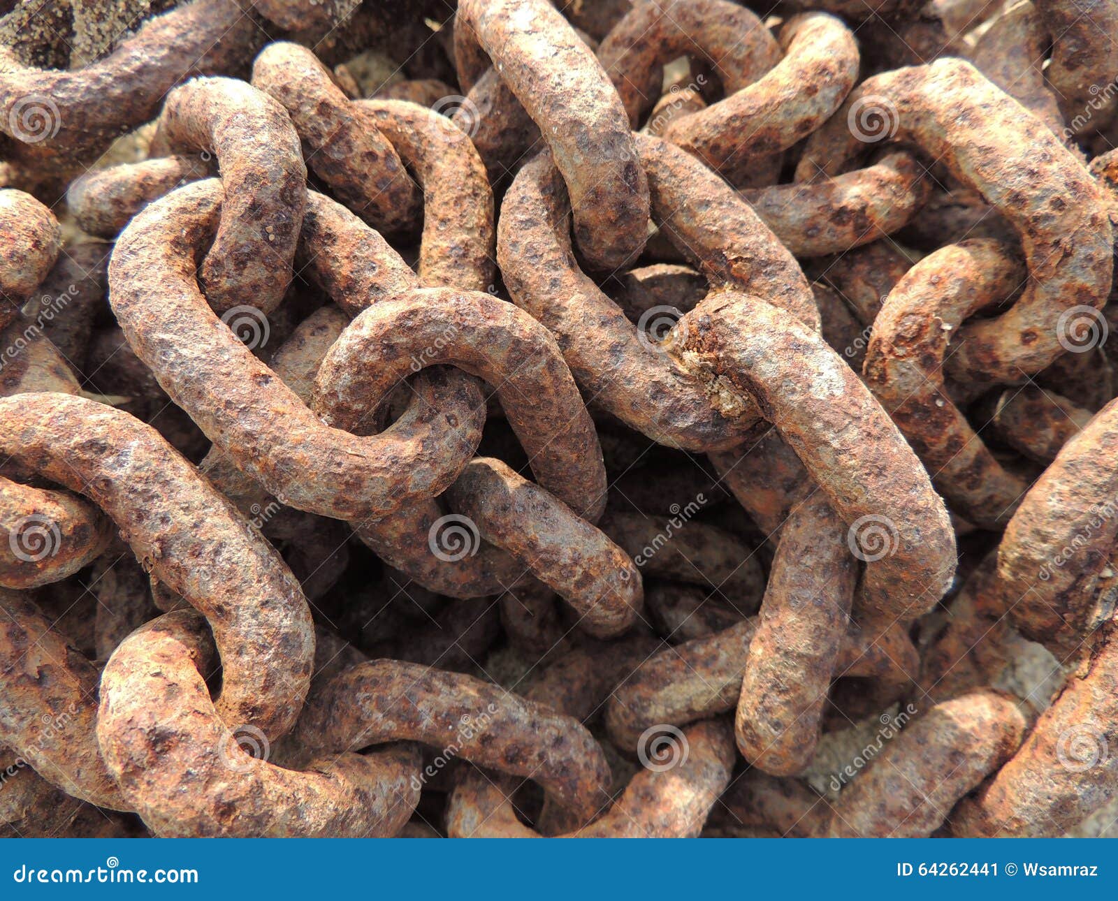 Big Chain stock image. Image of fold, industry, steel - 64262441